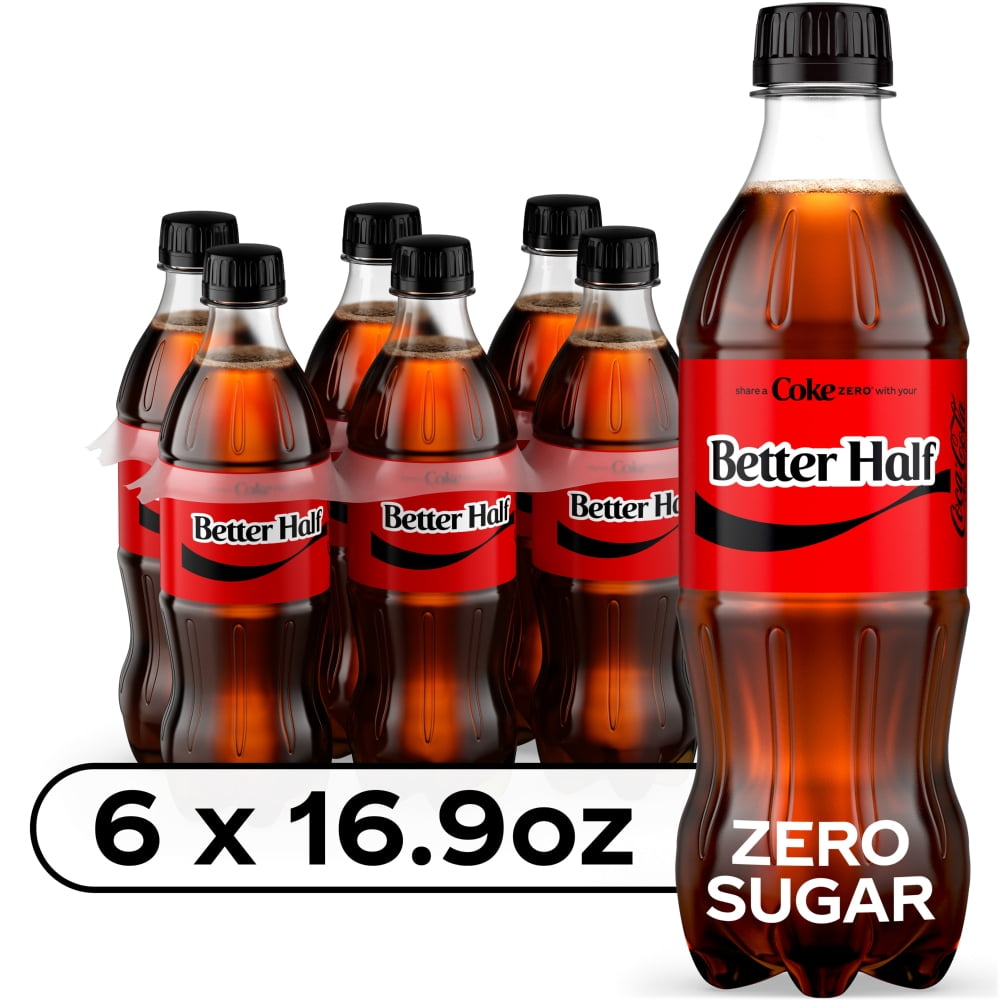 Coca-Cola Zero Sugar Soda Bottles - Walmart.com
