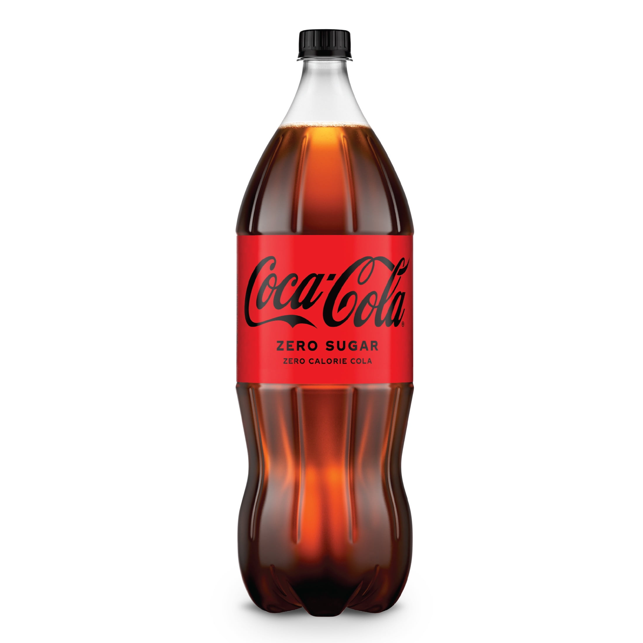 Coca-Cola Zero Sugar Coke Soda Pop, Crisp Sparkling Beverage, 2 Liter ...