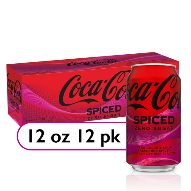 Coca-Cola® Zero Sugar Spiced Raspberry Spiced Coke, Natural Flavor , 12 ...