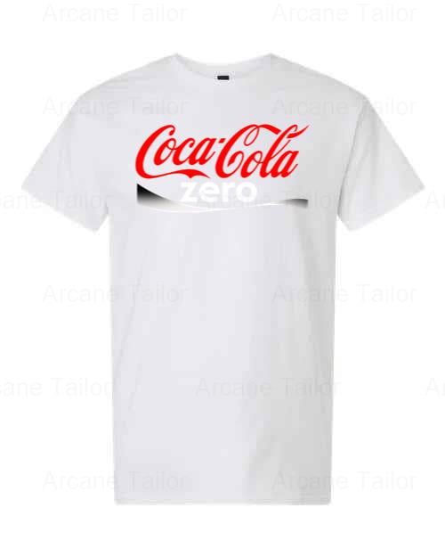 Coca Cola Zero Tee, Classic Men's Black Logo Soda Brand Graphic Shirt ...
