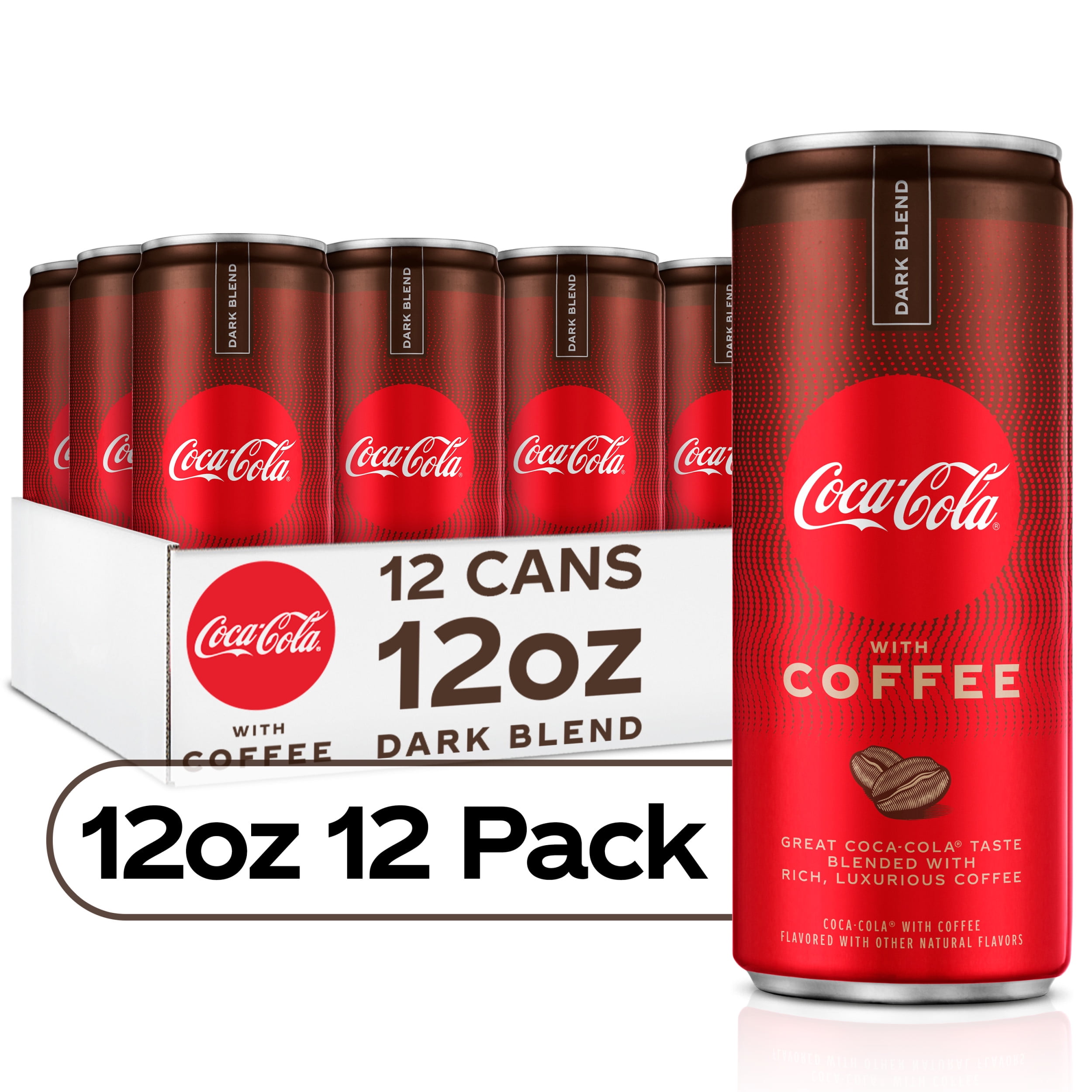 Coca-Cola with Coffee Dark Blend Cans, 12 fl oz, 12 Pack - Walmart.com