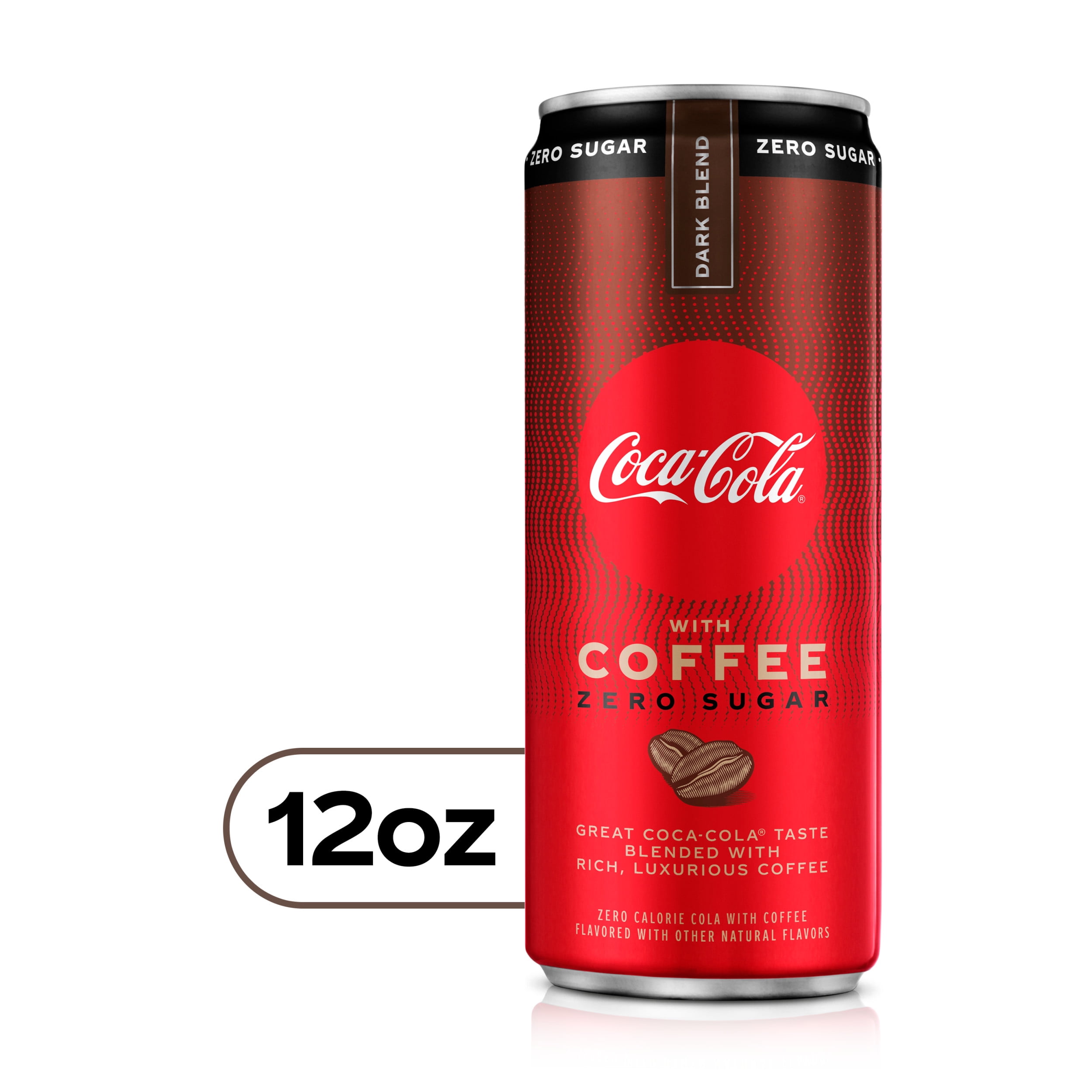 Coca-Cola with Coffee Dark Blend Zero Sugar Cans, 12 fl oz - Walmart ...