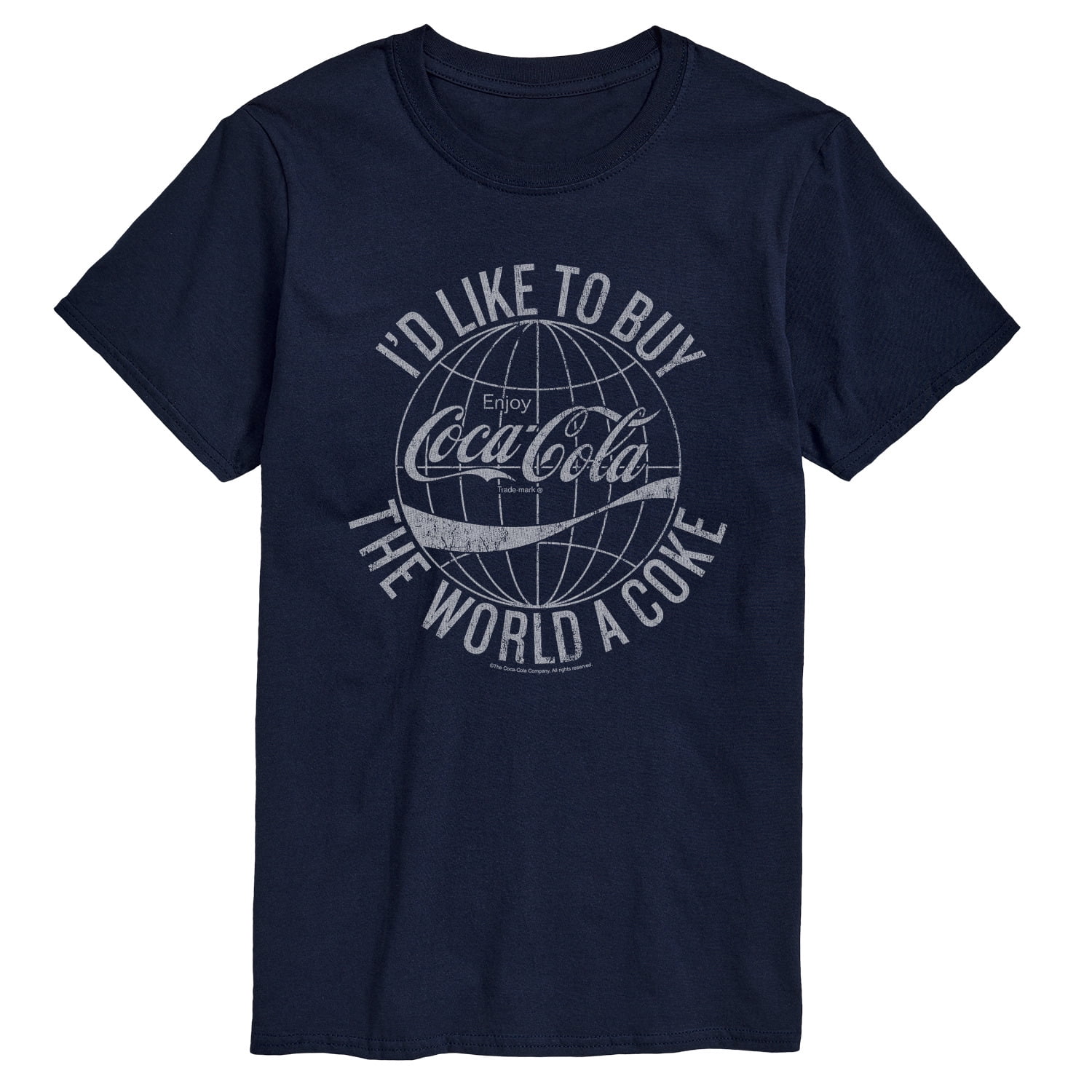 Coca-cola - Buy The World A Coke - Men's Short Sleeve Graphic T-shirt ...