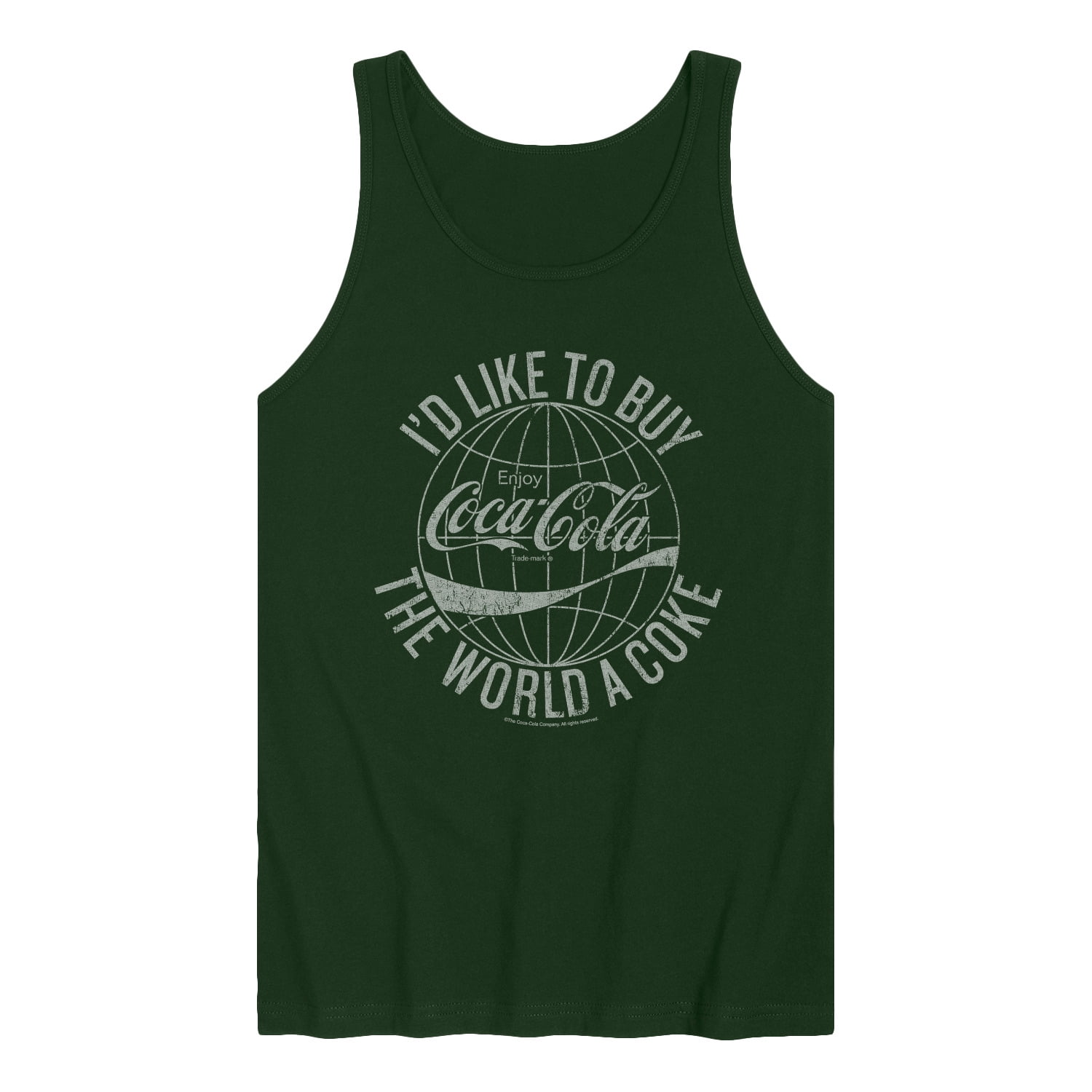 Coca-cola - Buy The World A Coke - Men's Tank Top - Walmart.com