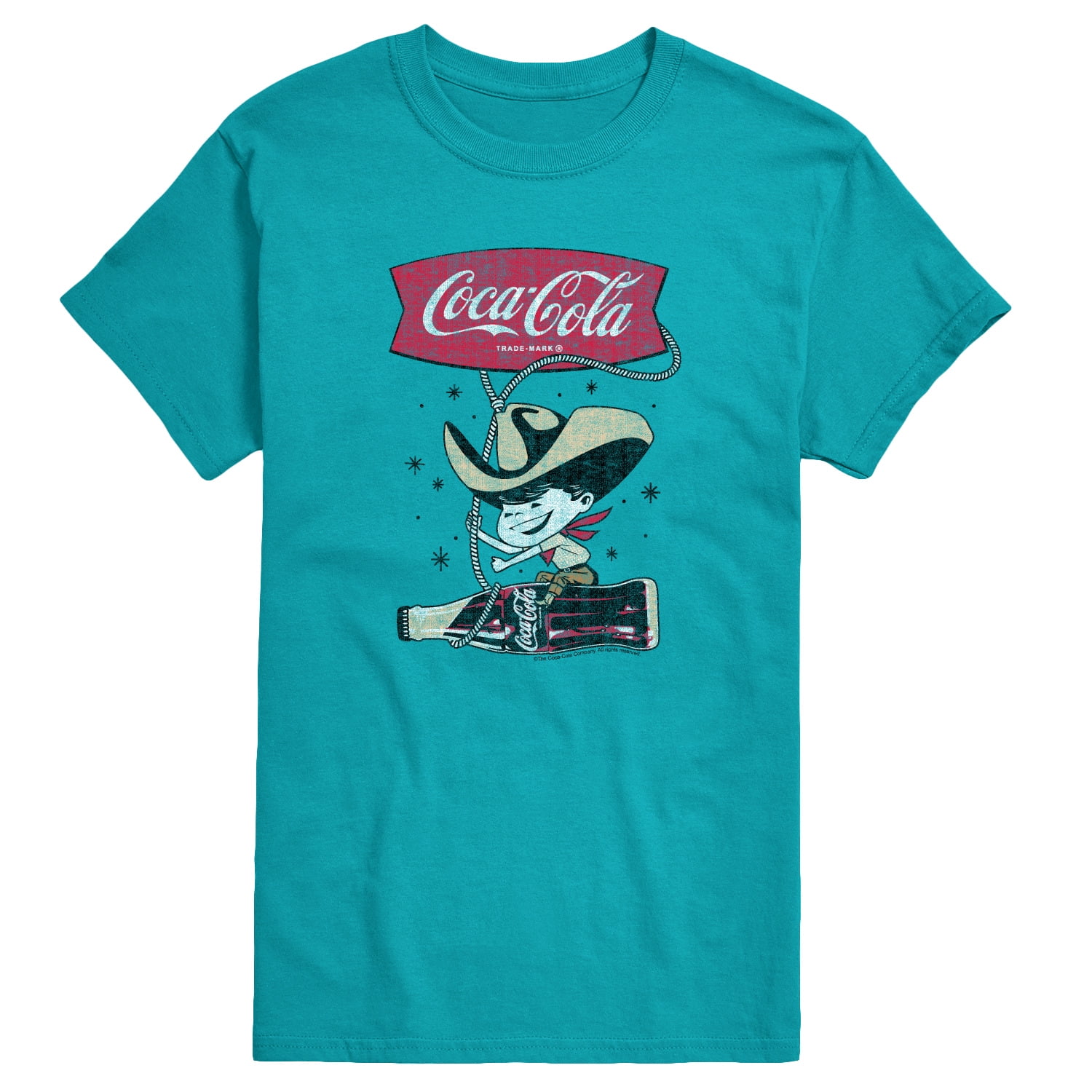 Coca-cola - Coca Cola Cowboy - Men's Short Sleeve Graphic T-shirt ...