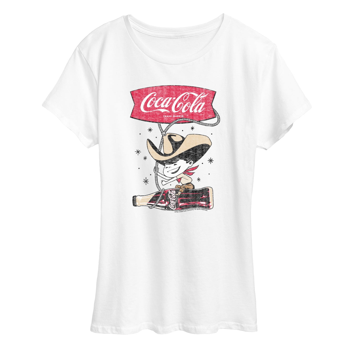 Coca-cola - Coca Cola Cowboy - Women's Short Sleeve Graphic T-Shirt ...