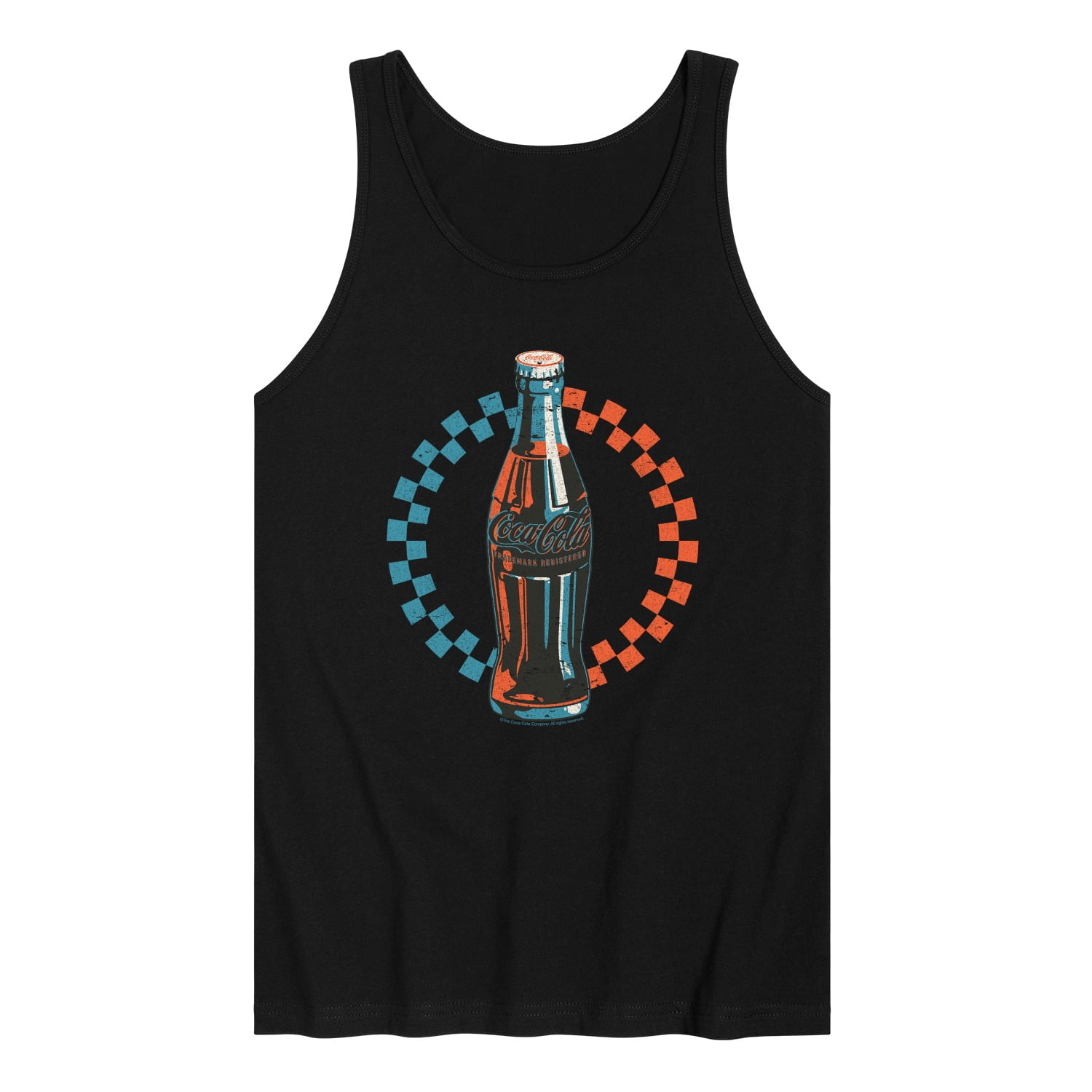 Coca-cola - Coke Bottle Checks - Men's Tank Top - Walmart.com