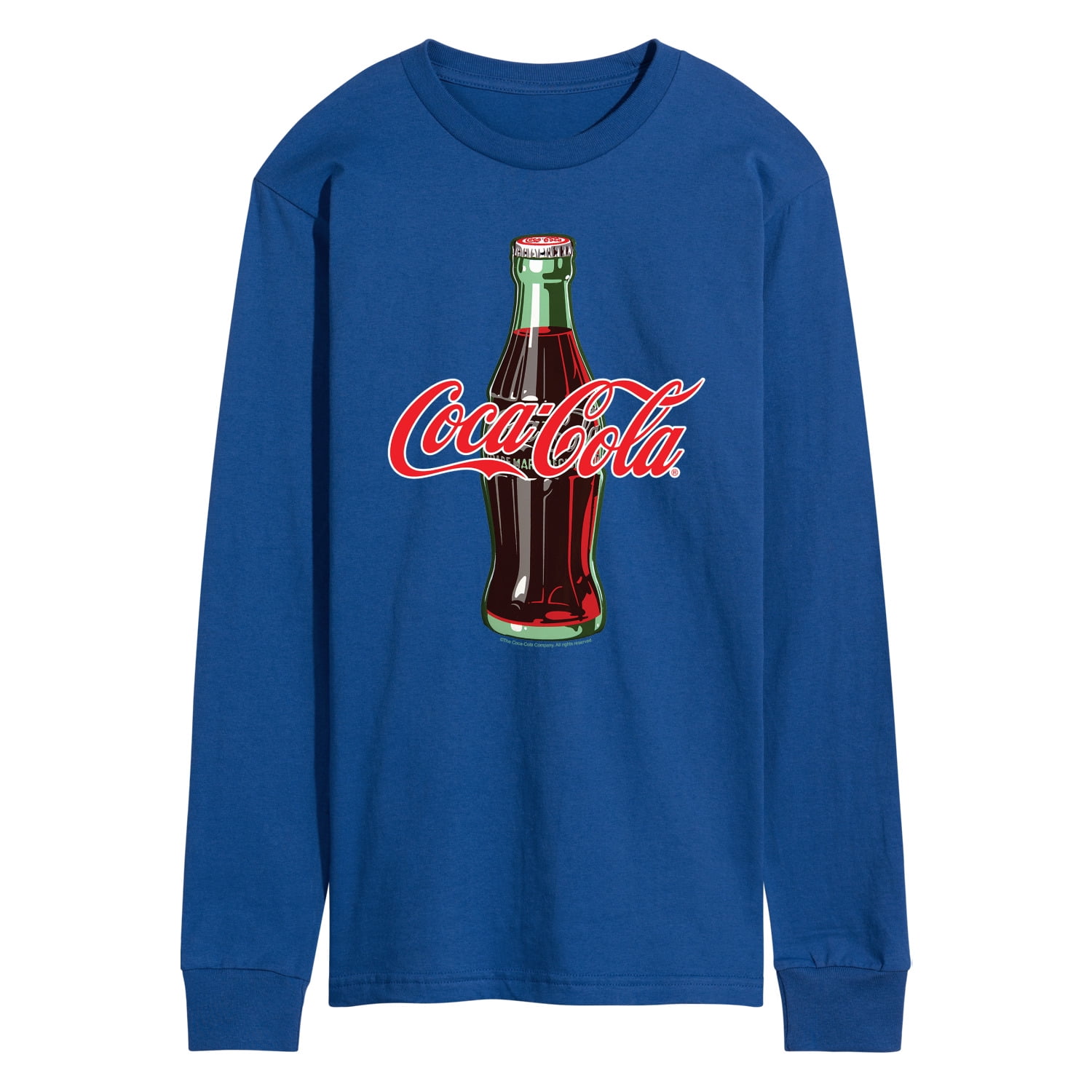 Coca-cola - Coke Bottle Logo - Men's Long Sleeve Graphic T-shirt ...