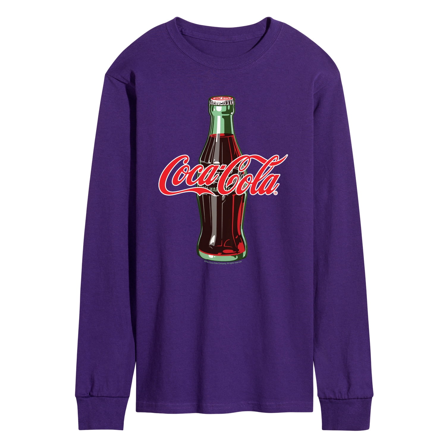 Coca-cola - Coke Bottle Logo - Men's Long Sleeve Graphic T-shirt ...