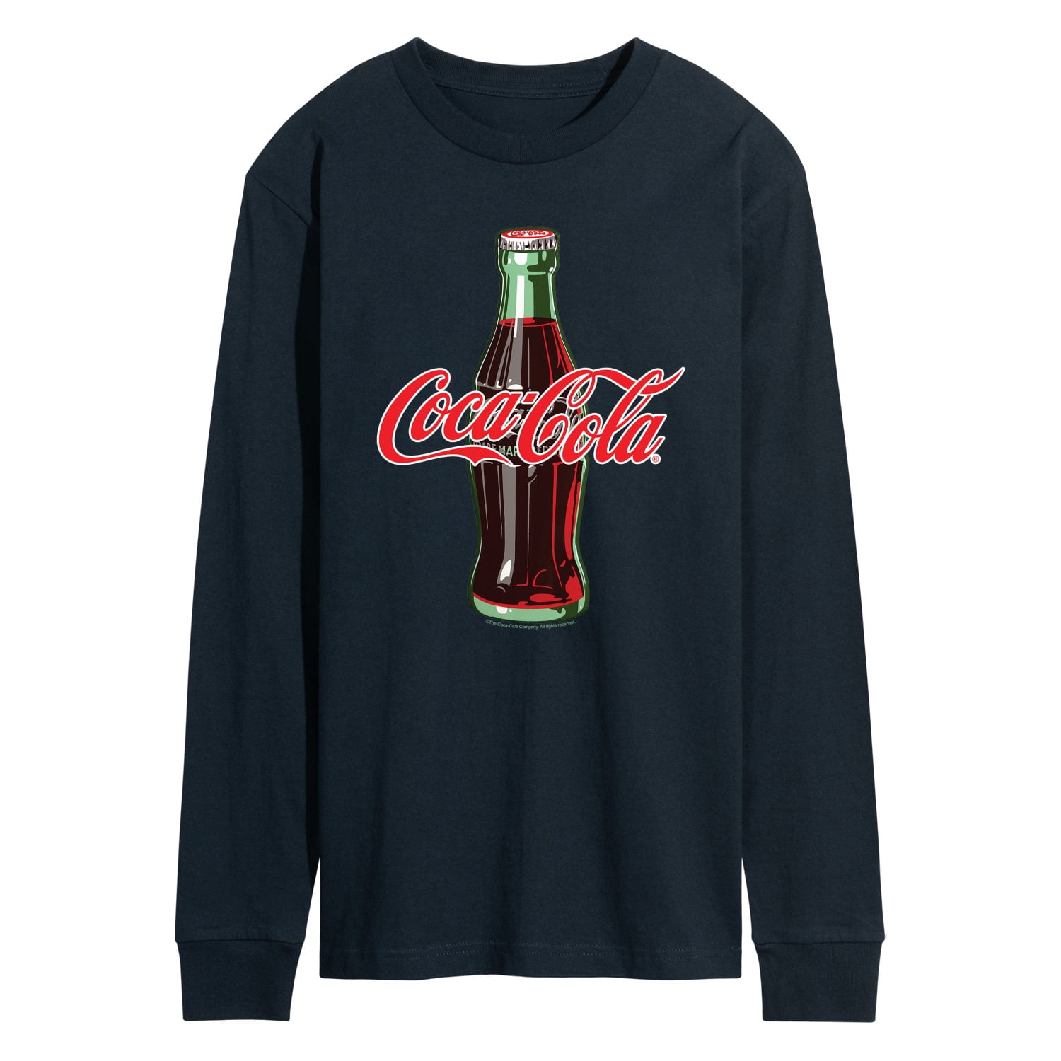 Coca-cola - Coke Bottle Logo - Men's Long Sleeve Graphic T-shirt ...