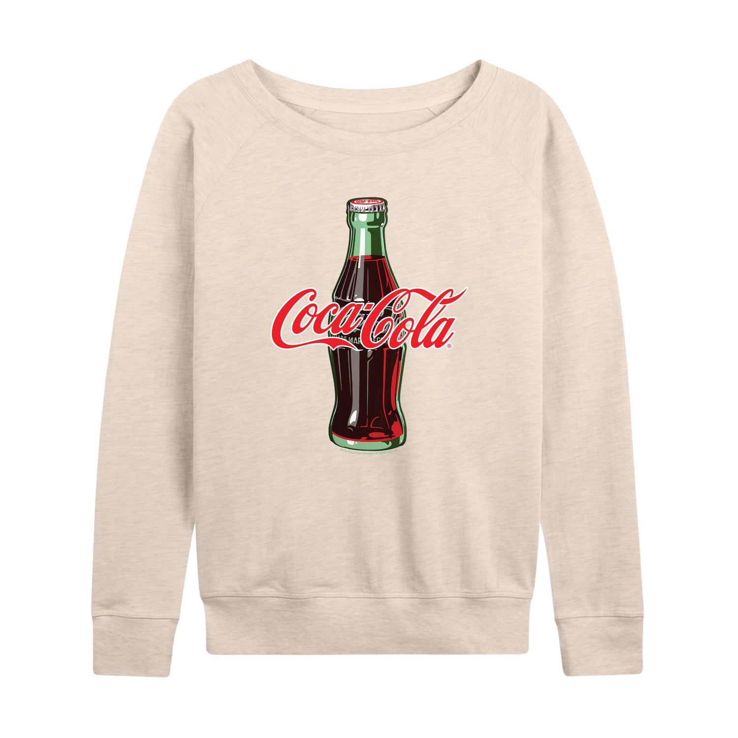 Coca-cola - Coke Bottle Logo - Women's French Terry Long Sleeve Shirt ...