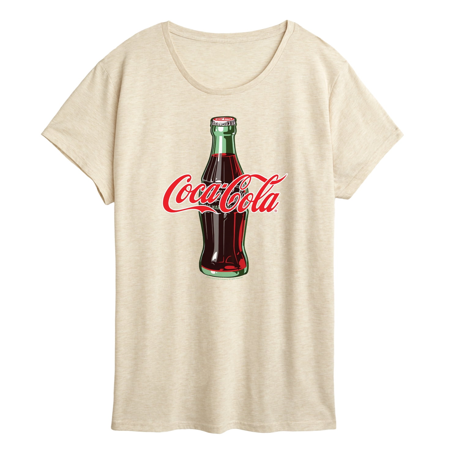 Coca-cola - Coke Bottle Logo - Women's Short Sleeve Graphic T-Shirt ...