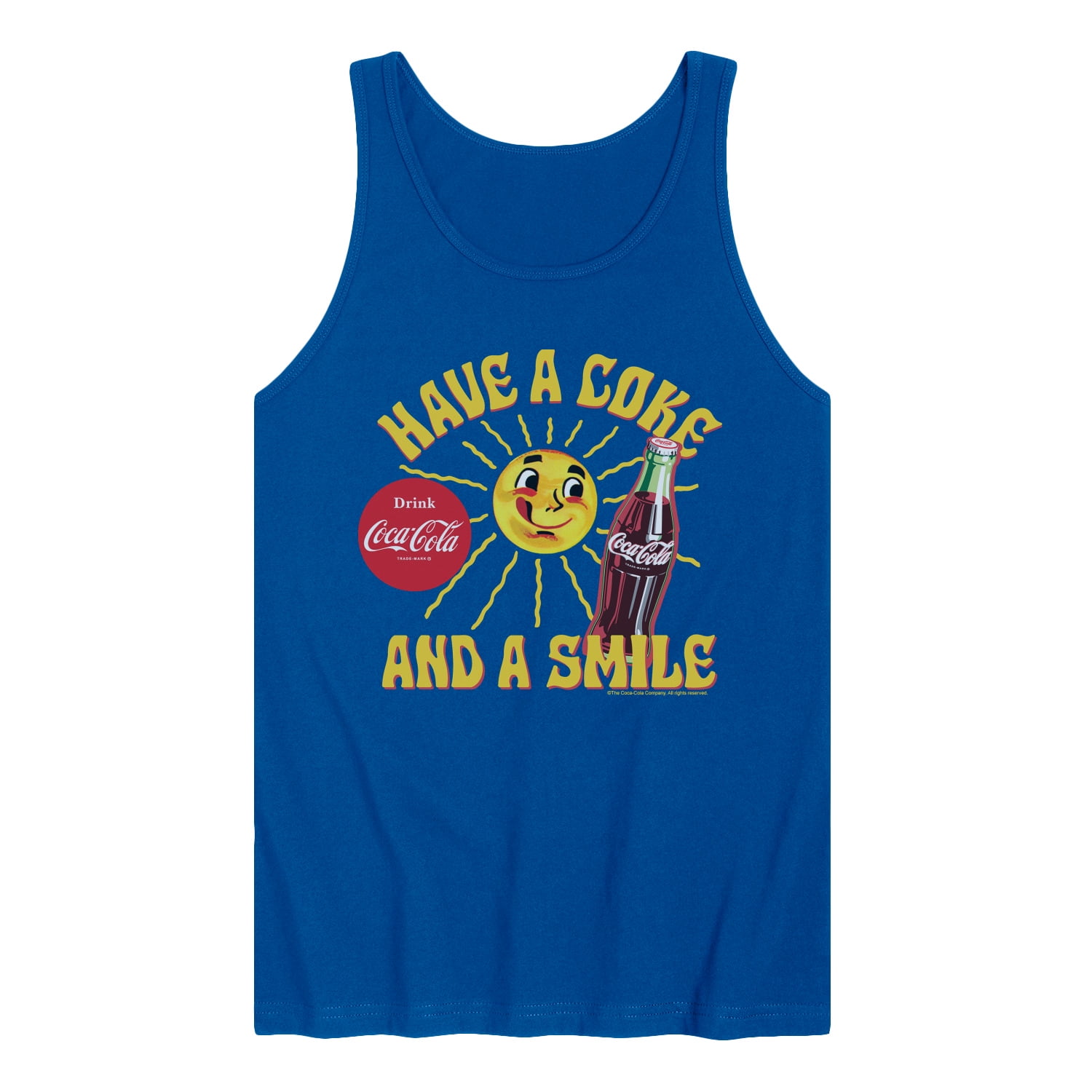 Coca-cola - Have A Coke And A Smile - Men's Tank Top - Walmart.com