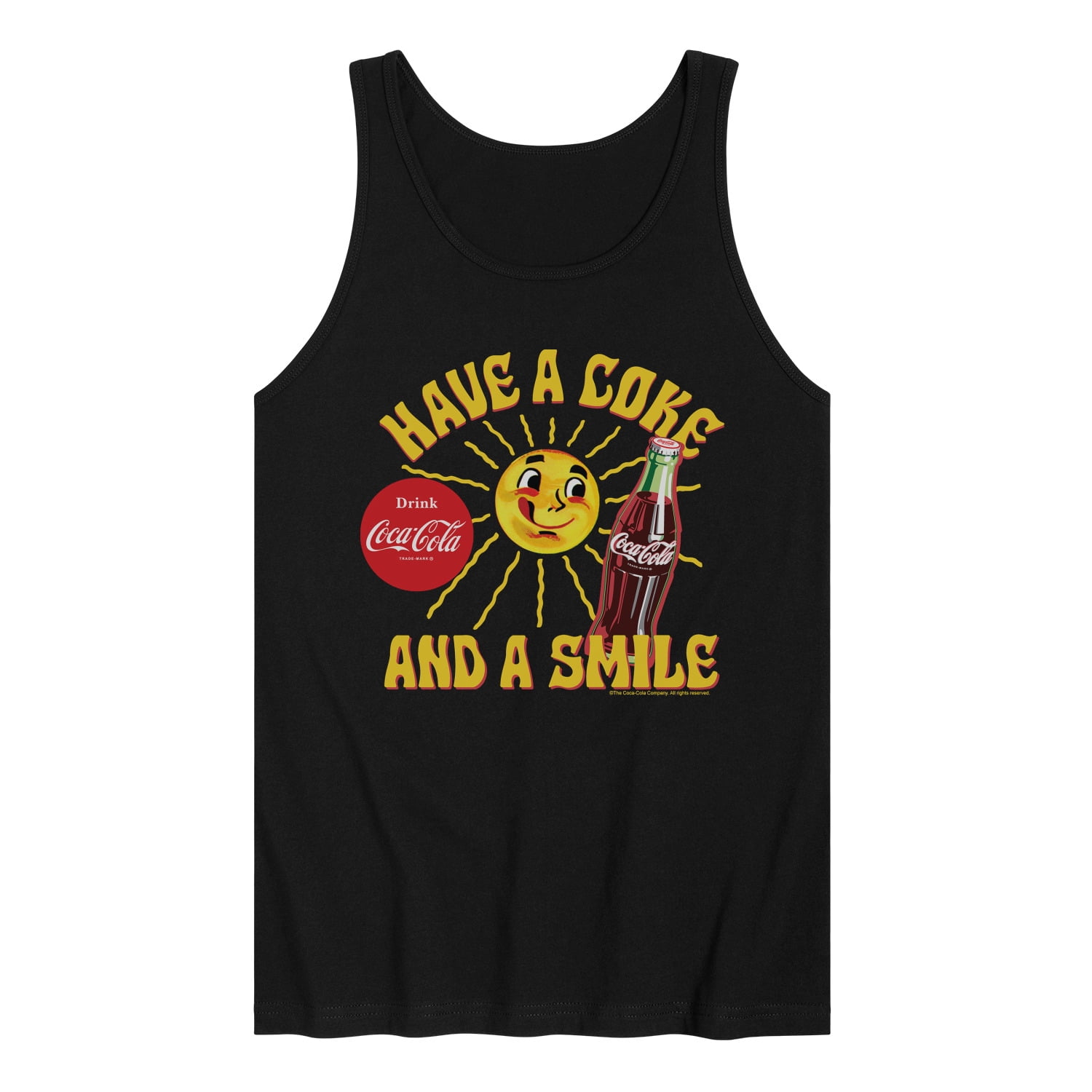 Coca-cola - Have A Coke And A Smile - Men's Tank Top - Walmart.com