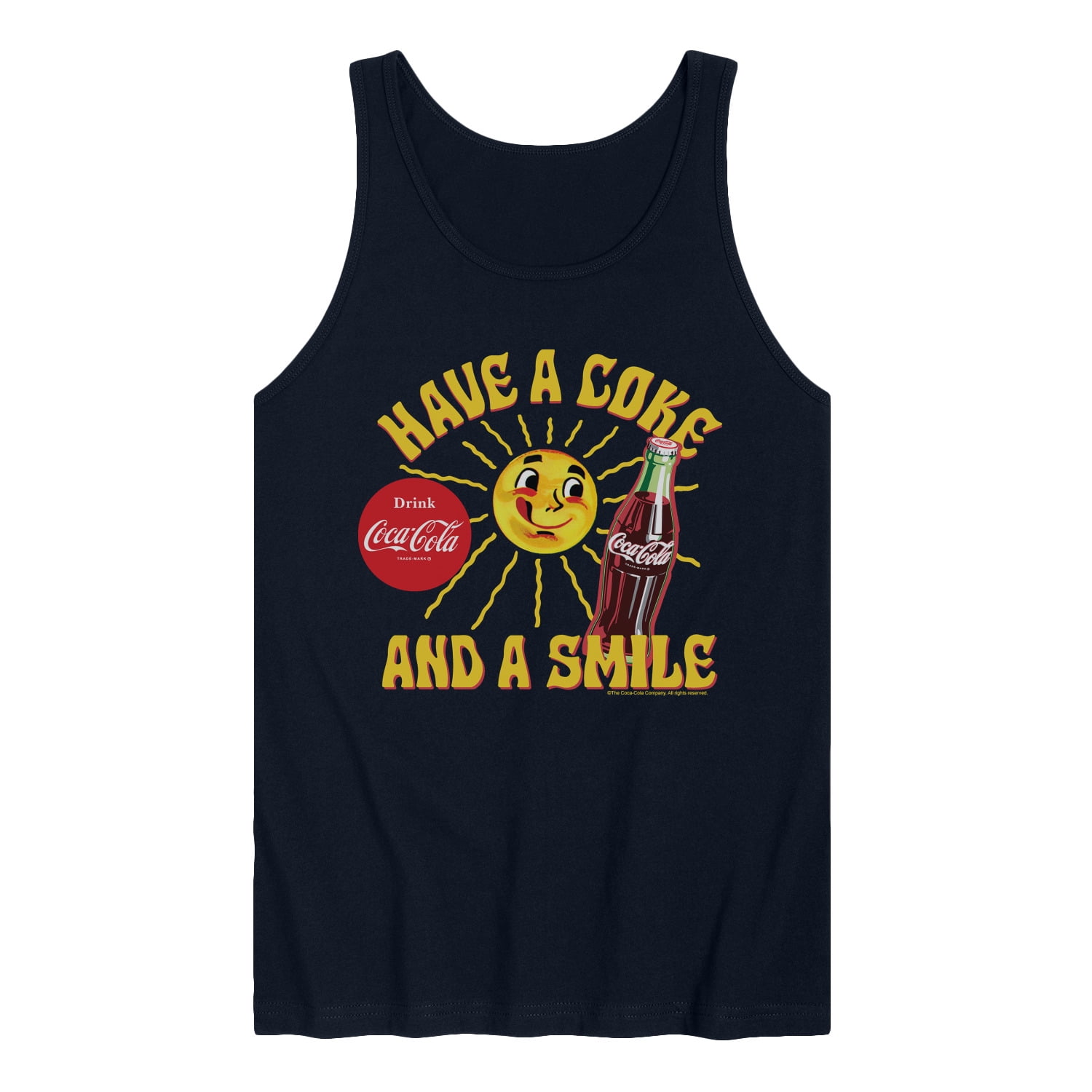 Coca-cola - Have A Coke And A Smile - Men's Tank Top - Walmart.com