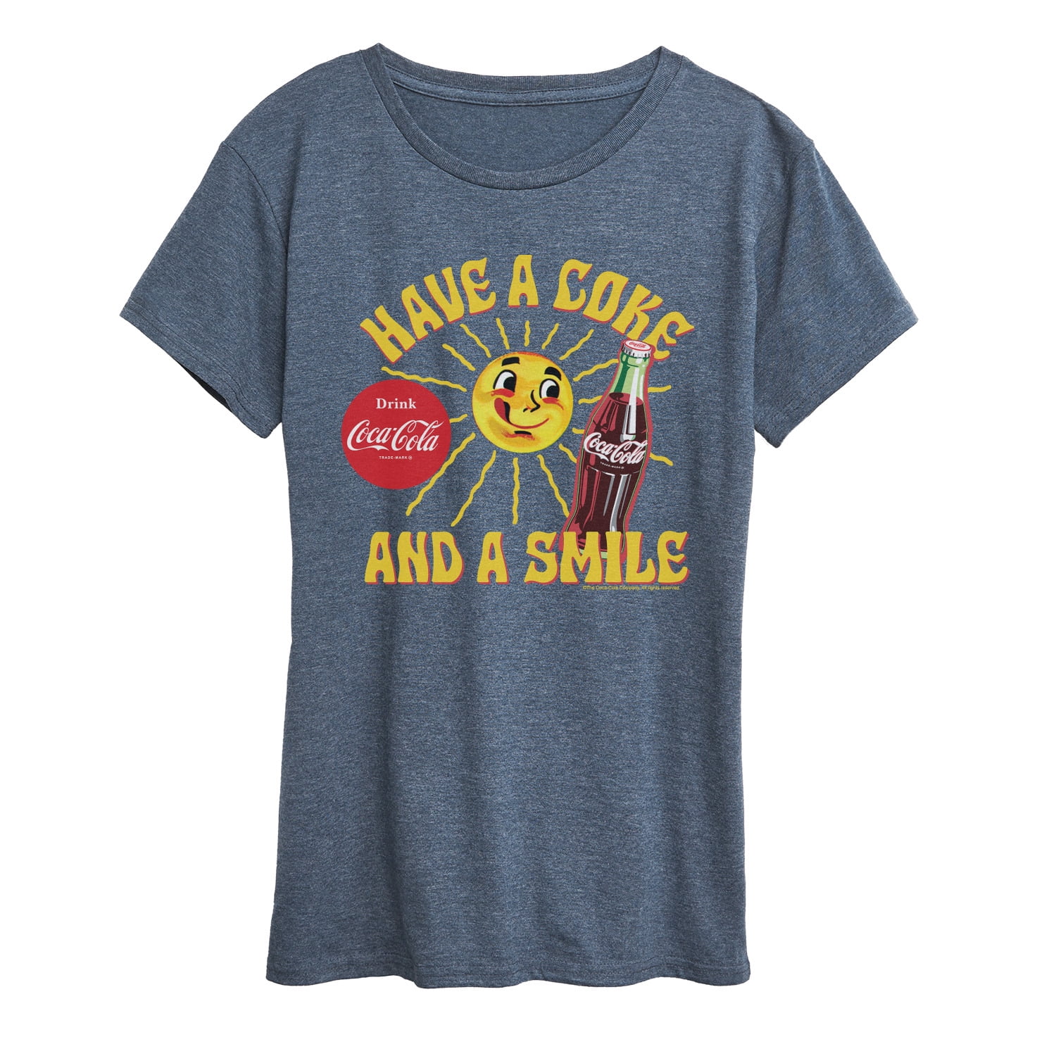 Coca-cola - Have A Coke And A Smile - Women's Short Sleeve Graphic T ...