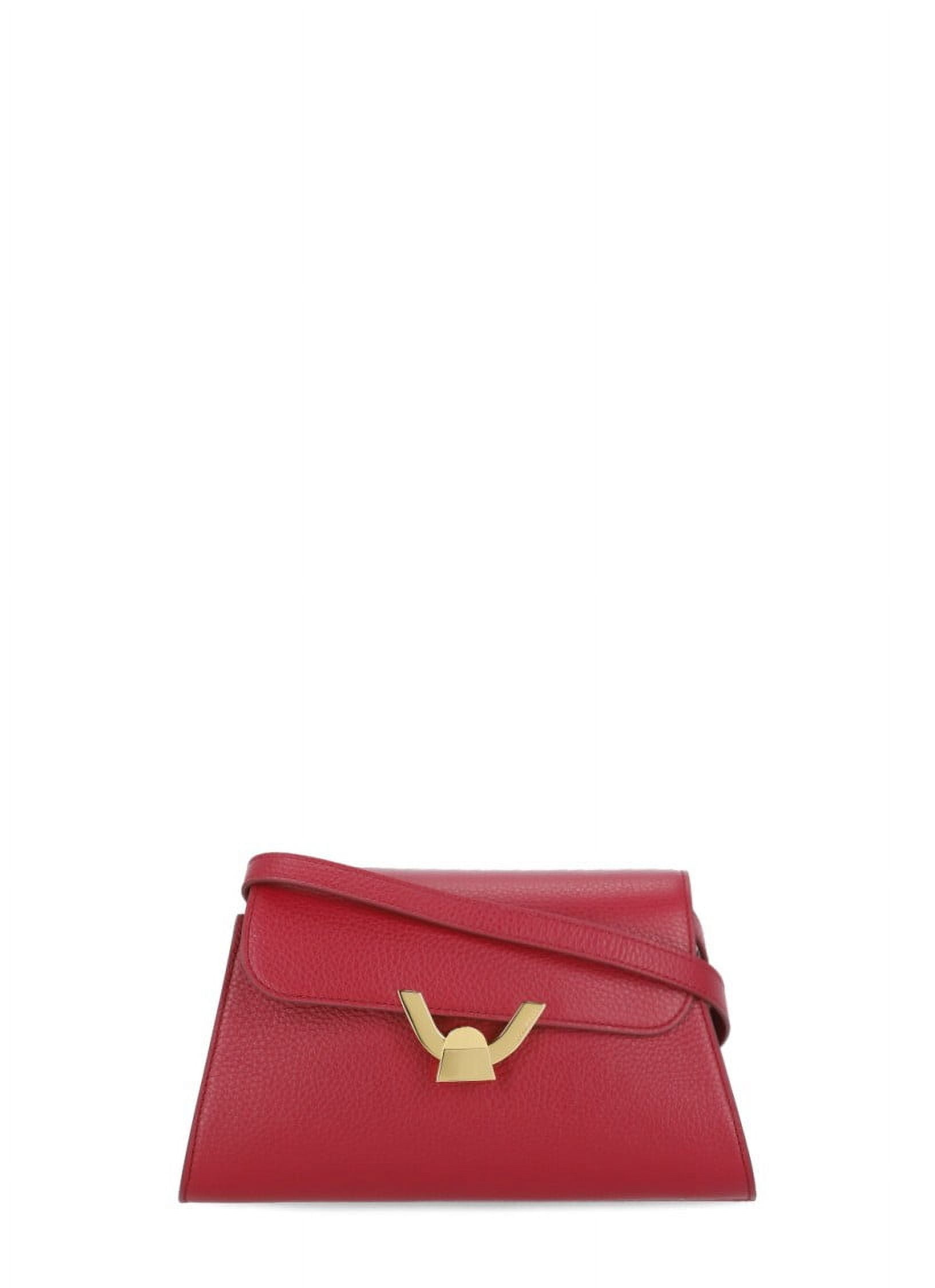 Coccinelle Women's Red Coccinelle Leather Shoulder Bag With ...