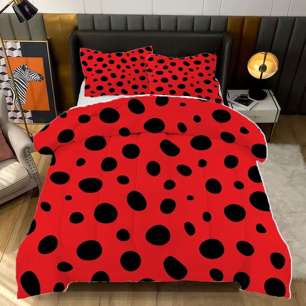 Coccinellidae Ladybirds Beetles Ladybugs Insects Pattern Comforter Set ...