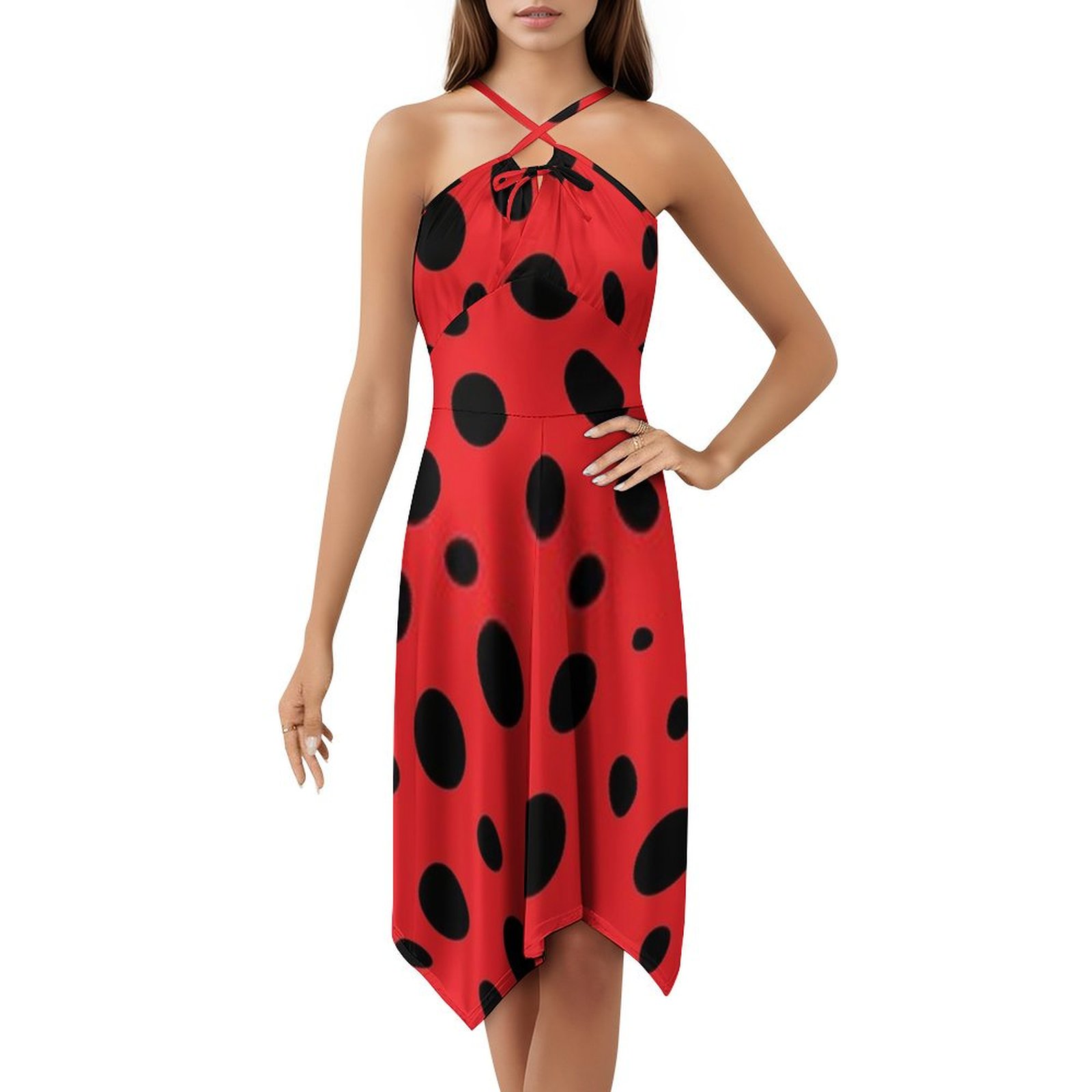 Coccinellidae Ladybirds Beetles Ladybugs Insects Pattern Dress Elegant ...