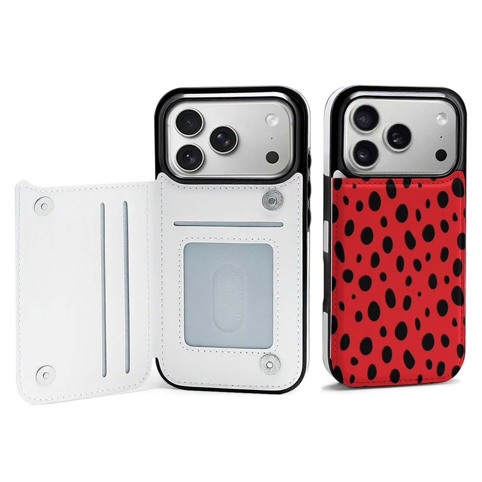 Coccinellidae Ladybirds Beetles Ladybugs Insects Pattern Leather Wallet ...