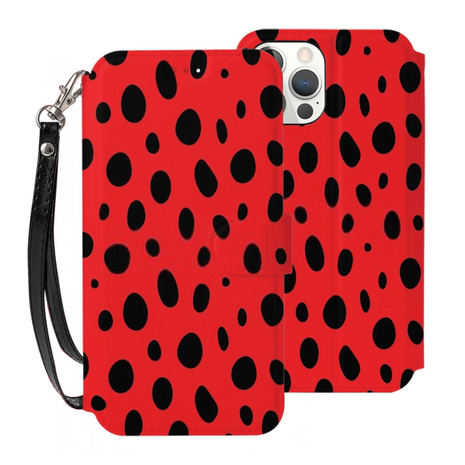 Coccinellidae Ladybirds Beetles Ladybugs Insects Pattern Leather Wallet ...