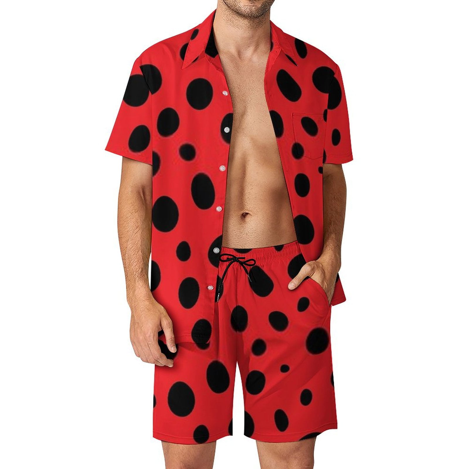 Coccinellidae Ladybirds Beetles Ladybugs Insects Pattern Mens 2 Piece ...