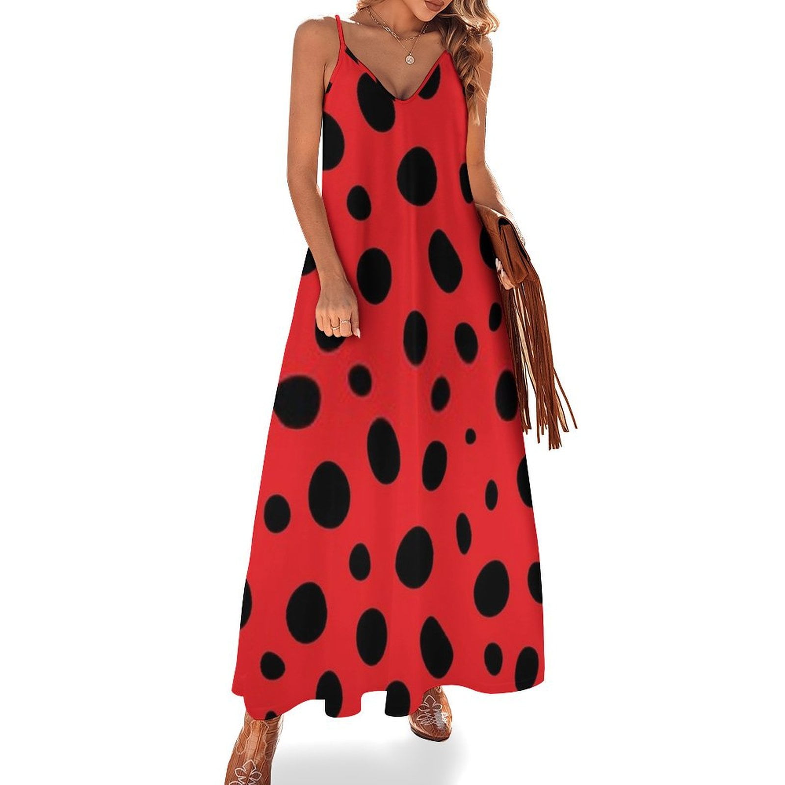 Coccinellidae Ladybirds Beetles Ladybugs Insects Pattern Sleeveless ...