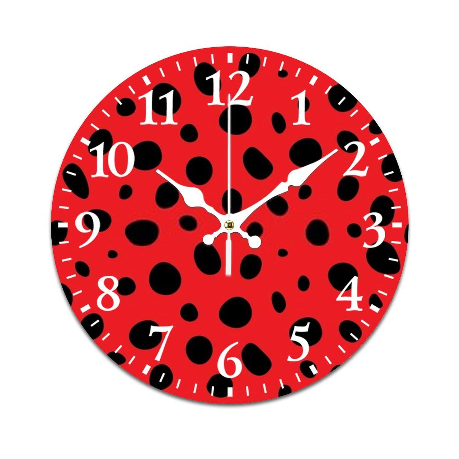 Coccinellidae Ladybirds Beetles Ladybugs Insects Pattern Wall Clock ...