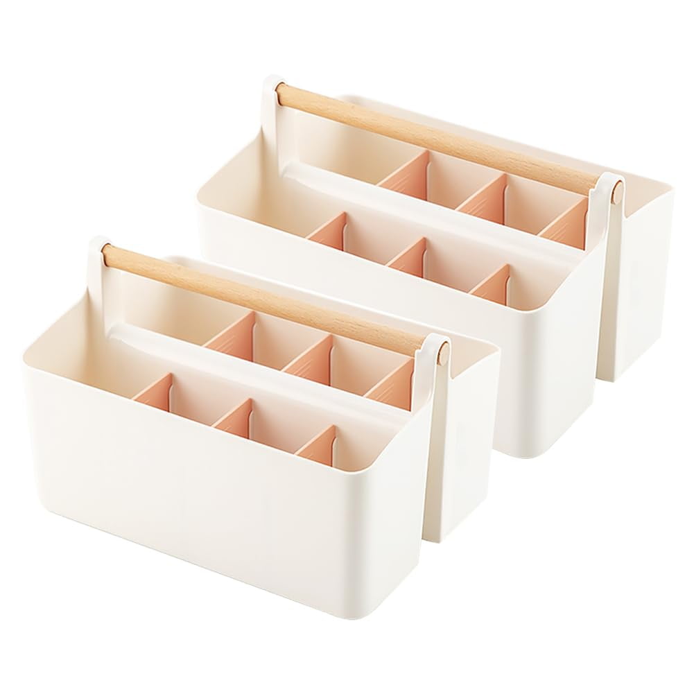 Cocheetah 2 Pack Art Caddy Organizer Portable,Marker Box, Large Pen ...