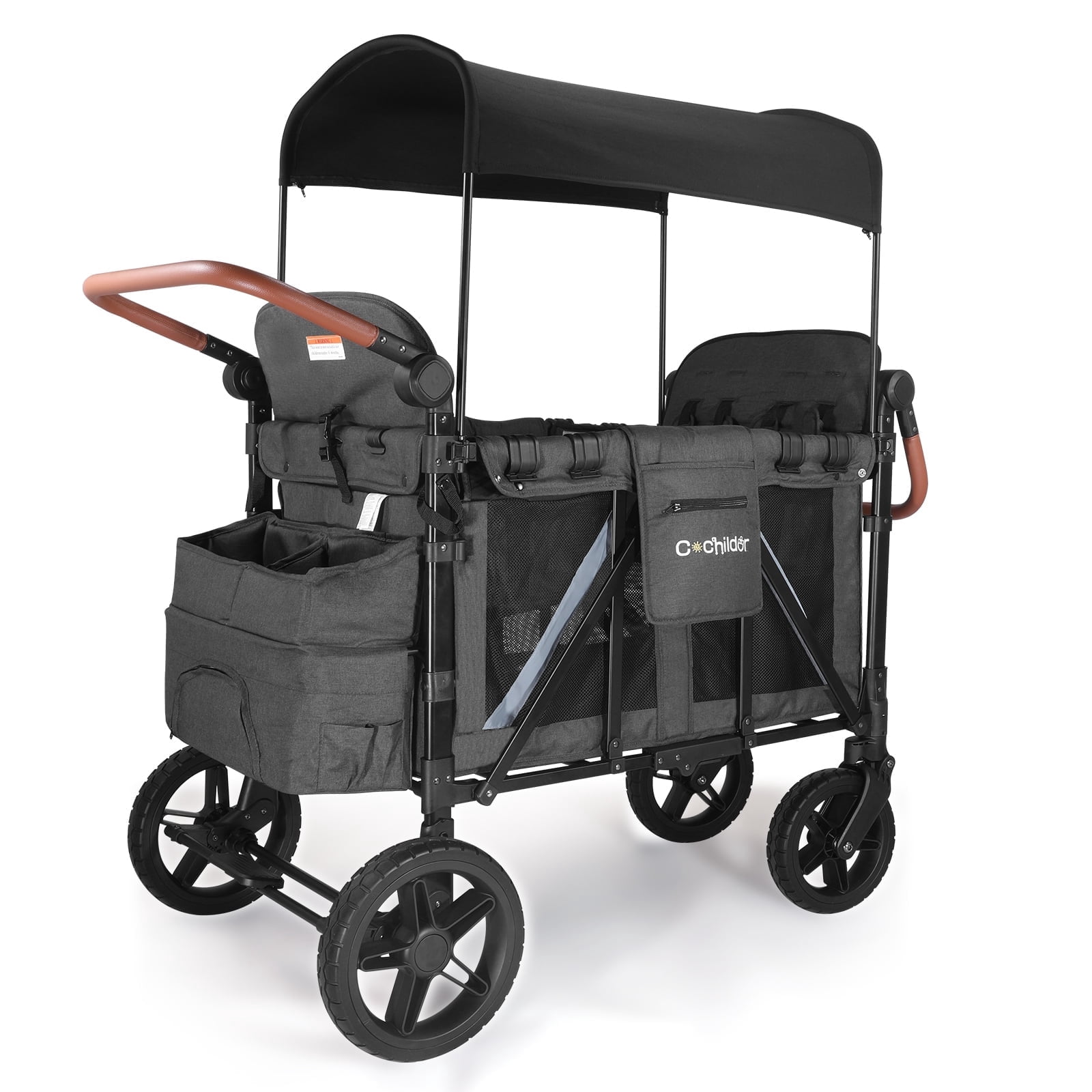 Cochildor Elite Pro Stroller Wagon, All-Terrain Heavy Duty 4-Seater ...