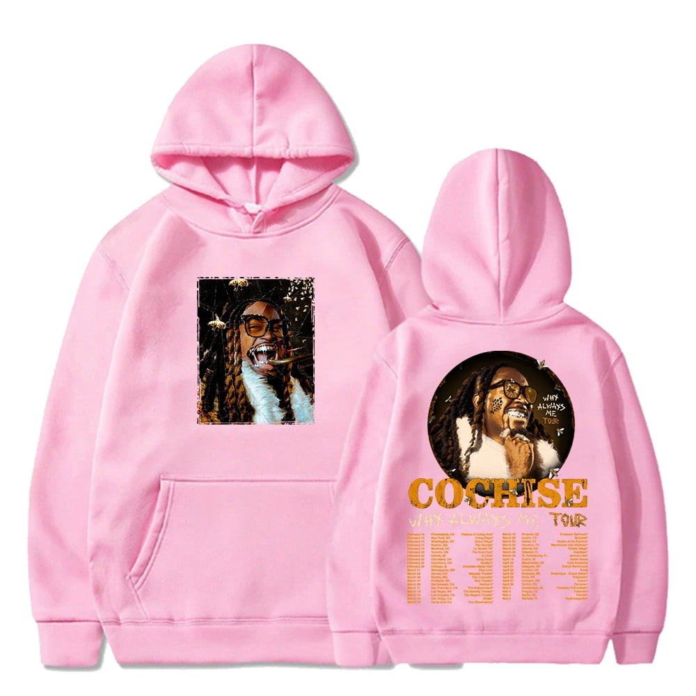Cochise Why Always Me Tour 2025 Hoodie Long Sleeve Streetwear Women Men ...