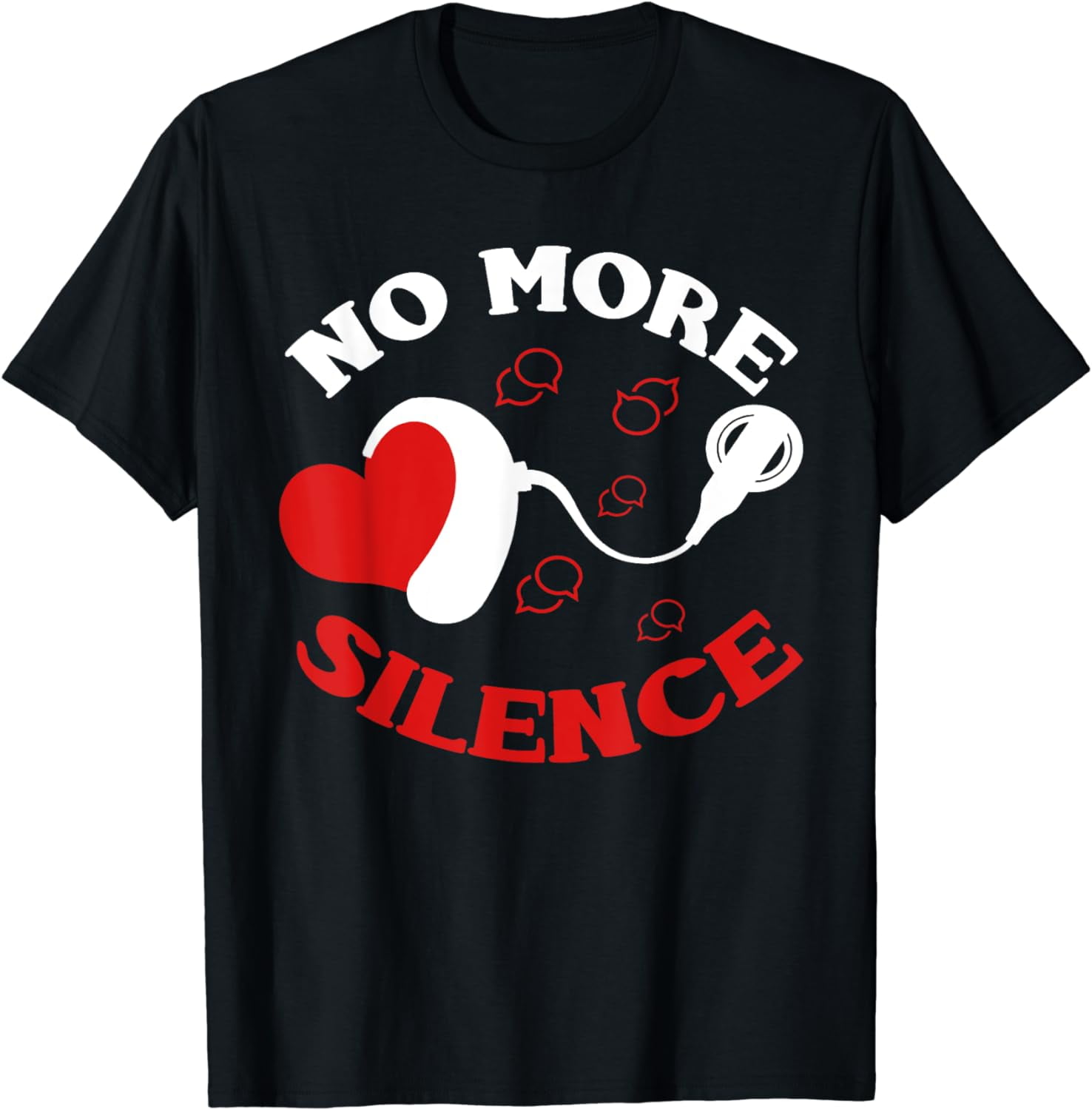 Cochlear Implant Awareness T-Shirt For Hearing Loss Tee - Walmart.com