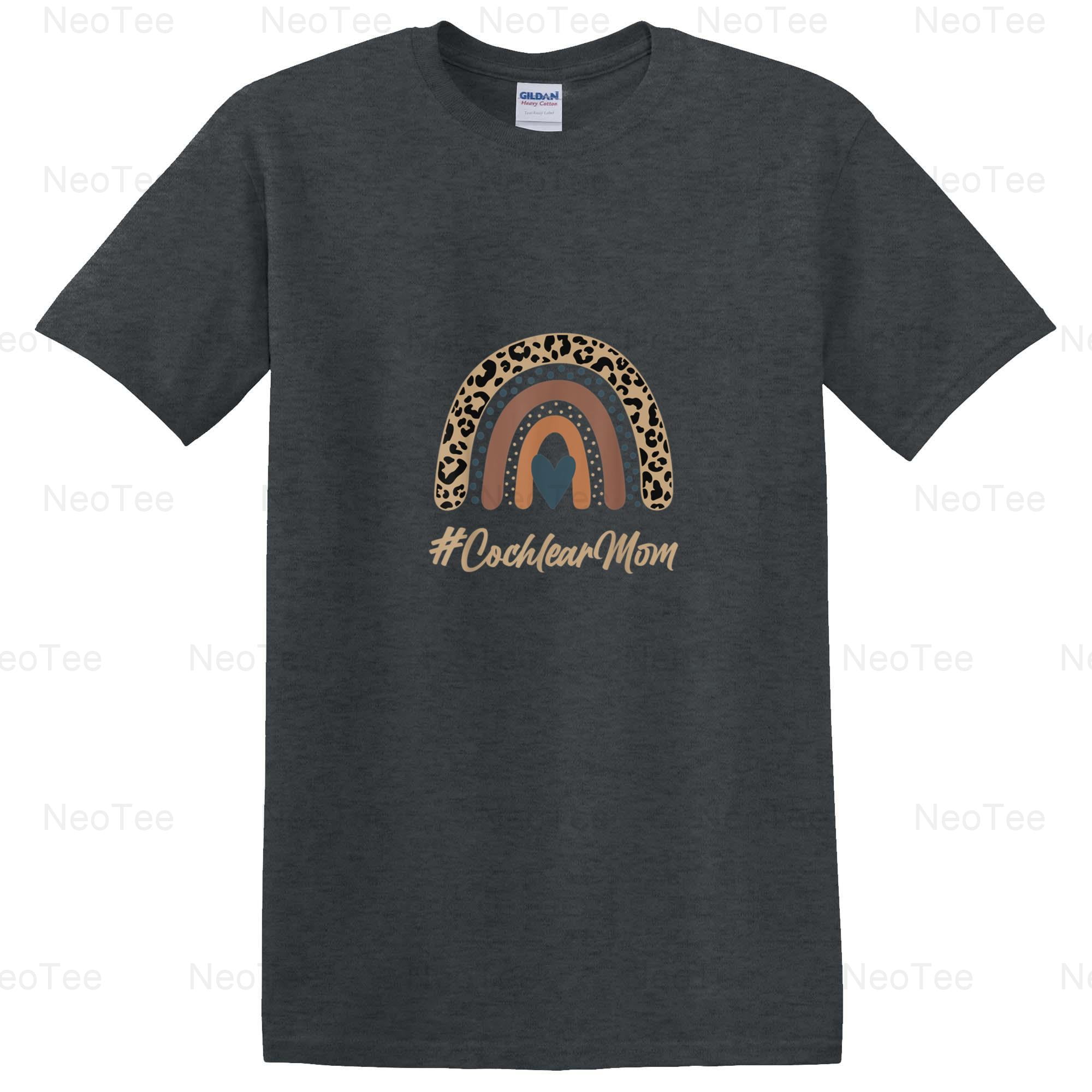 Cochlear Mom Boho Rainbow Deaf Hard of Hearing Pride Awareness Love T ...
