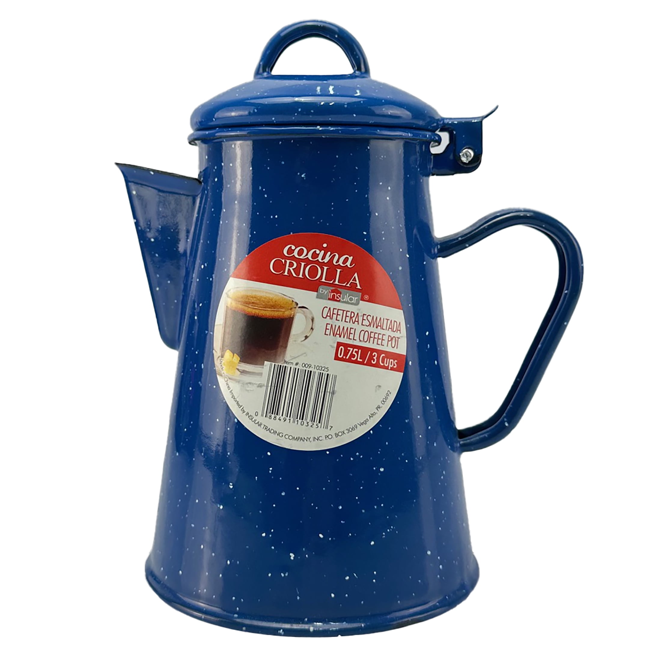 Cocina Criolla 3-Cups Enamel Coffee & Tea Urn - Walmart.com