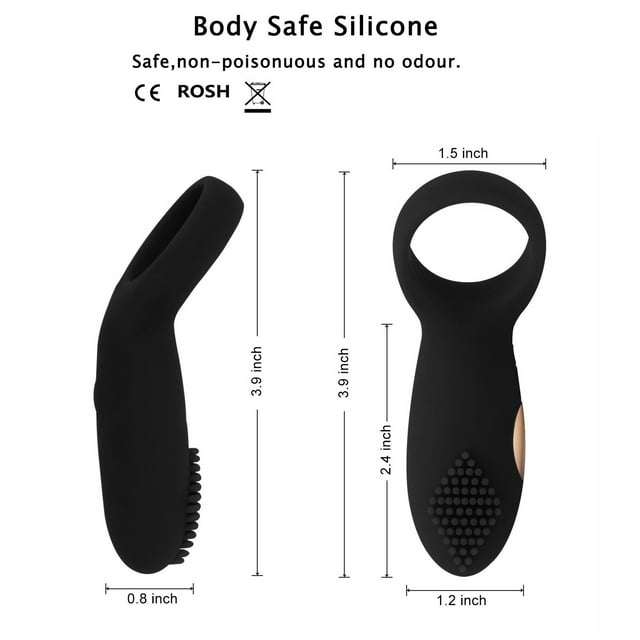Cock Ring Vibrating Penis Ring Waterproof Rechargeable Couple Vibrator