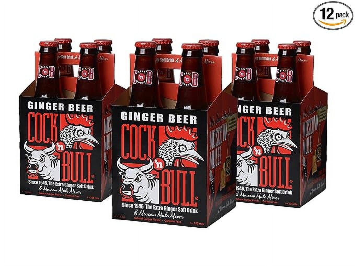 Louisiana Pantry Cock 'n Bull Extra Ginger Drink, Bold Flavor from Real ...