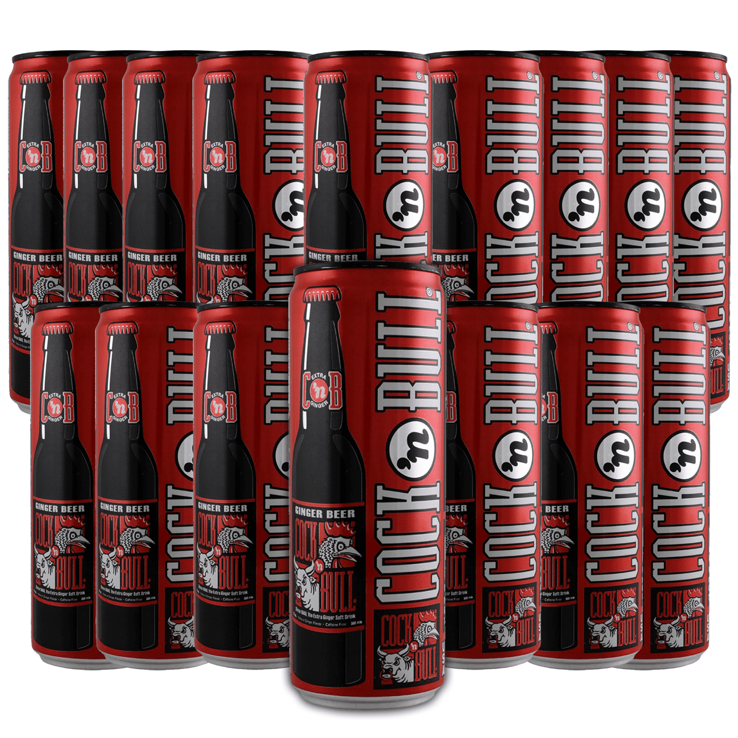 Cock n Bull Ginger Beer 16 Pack 12oz Soda Cans - Ideal Mixer for ...