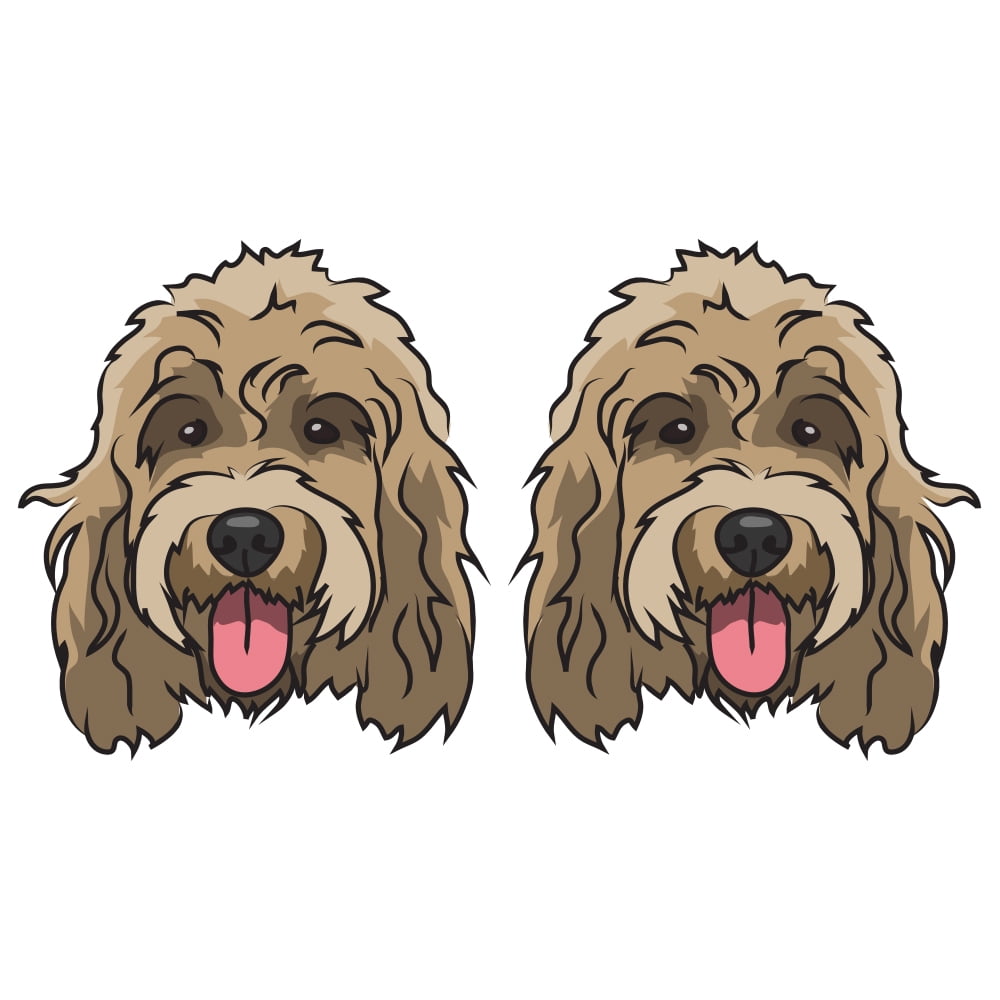 Cockapoo Decal | Indoor/Outdoor | Dog Lover Super Cute Sticker for SUV ...