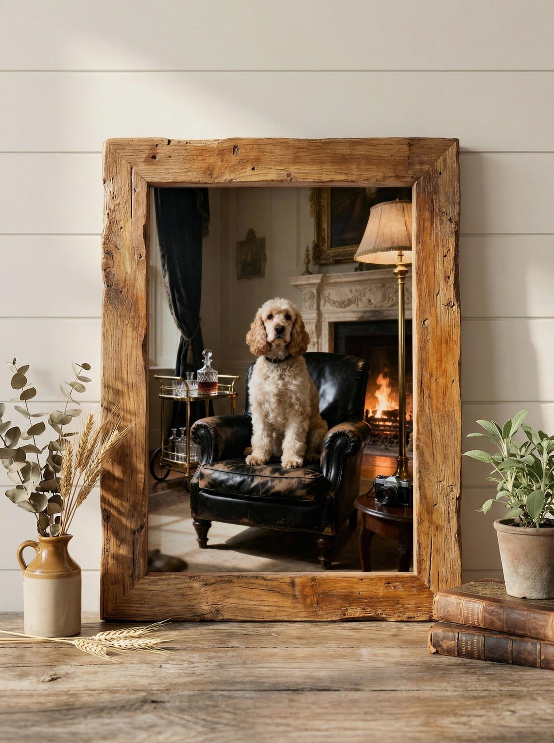 Cockapoo Portrait Dog Wall Art Decor Unframed Paper Print - Walmart.com