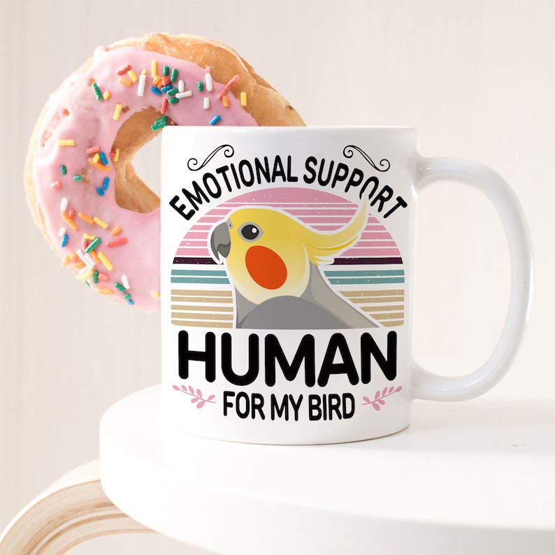 Cockatiel Coffee Mug, Cute Cockatiel Gift, Parrot Lover, Funny Cup ...