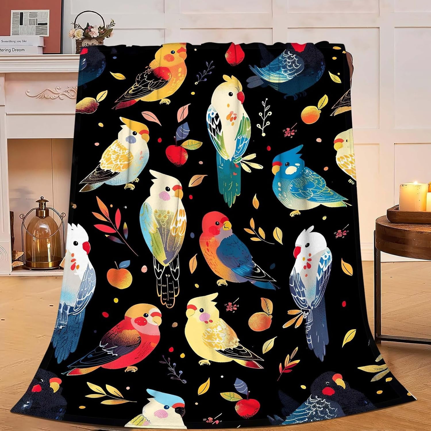 Cockatiel Parrot Throw Blanket Cockatiel Birds Gifts for Kids Girls ...