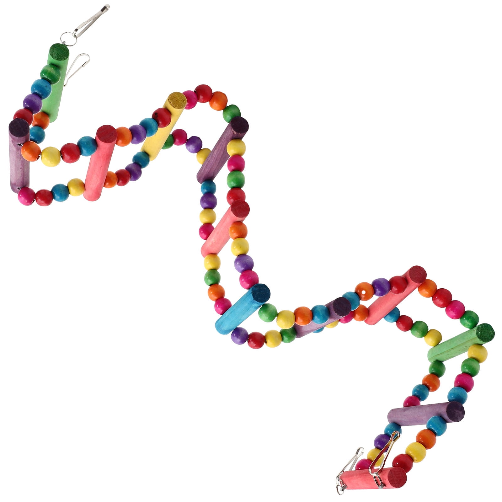 Cockatiel Perch Parrot Climbing Ladder for Parrots Colorful - Walmart.com