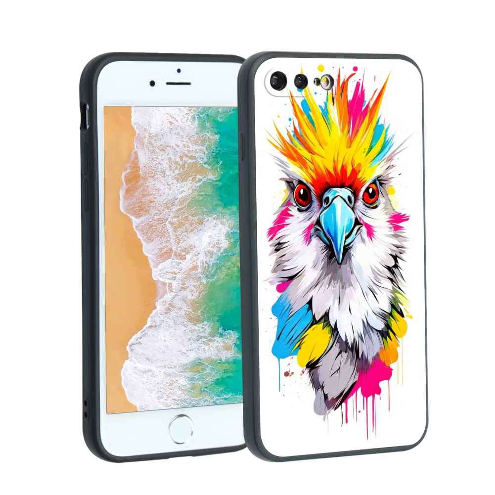 Cockatiel-face phone case for iPhone 8 Plus for Women Men Gifts,Soft ...
