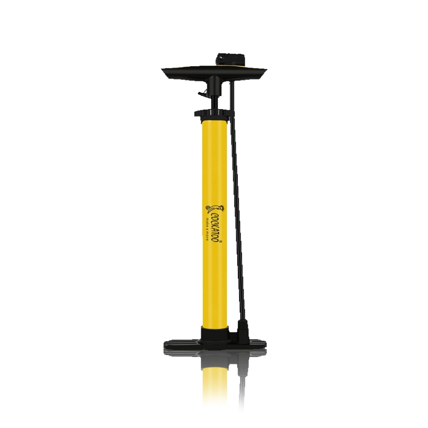 Cockatoo Bicycle Foot Balloon Pump, High Pressure Air Pump for Bikes ...