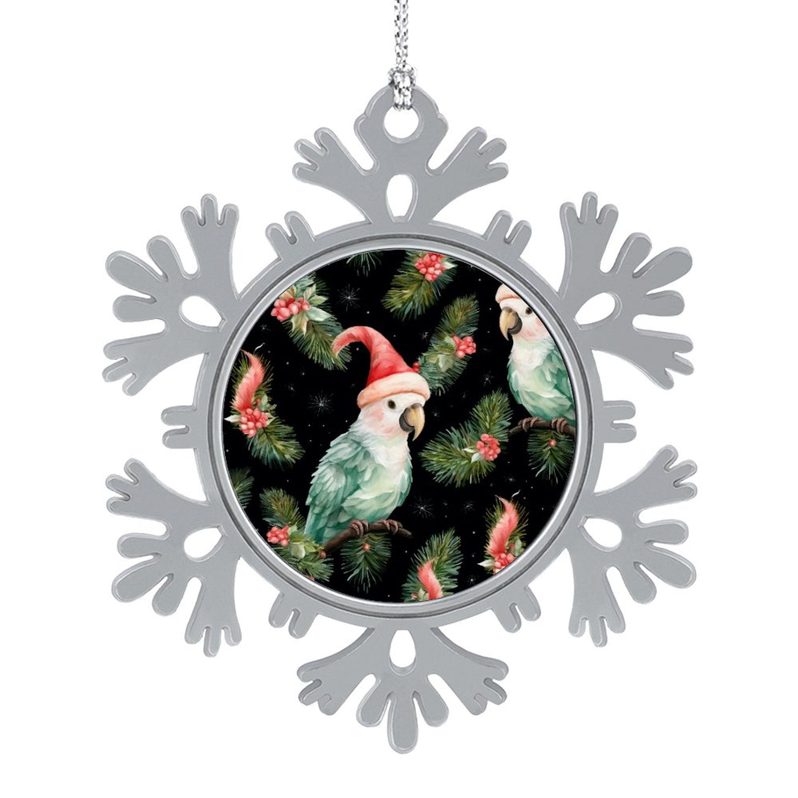 Cockatoo Christmas Pewter Tree Ornament Cute Animal Cockatoo Decorative ...