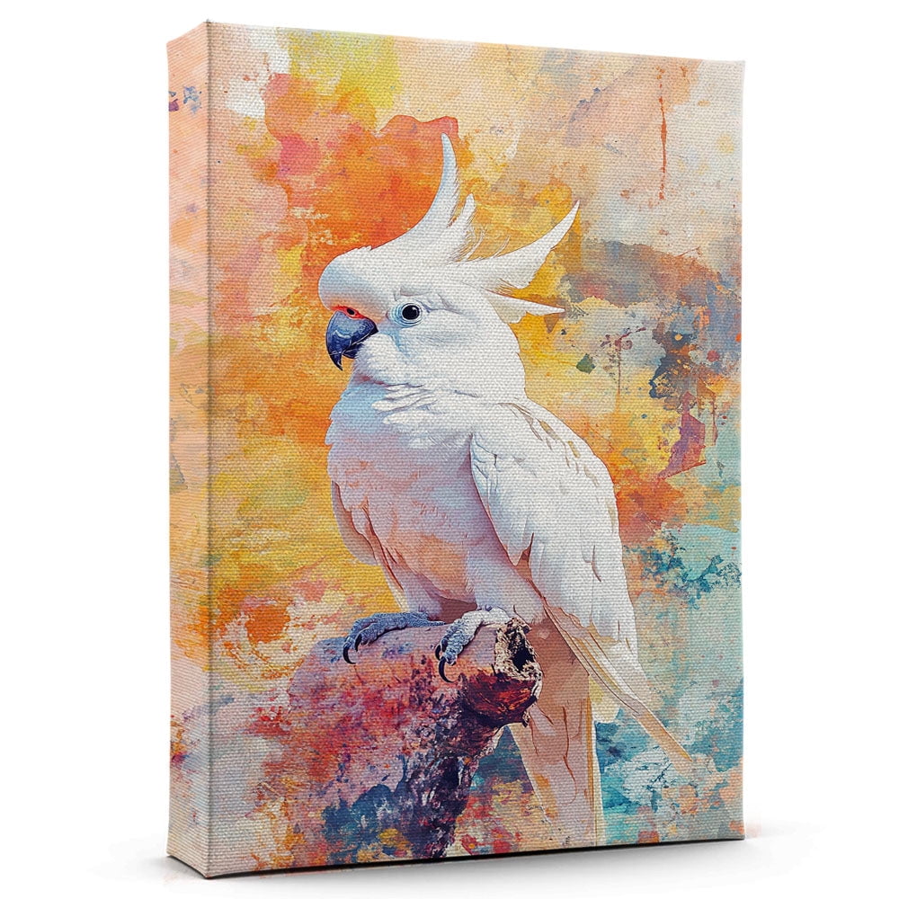 Cockatoo White Goffins Canvas Wall Art Animal Decor, Cockatoo White ...