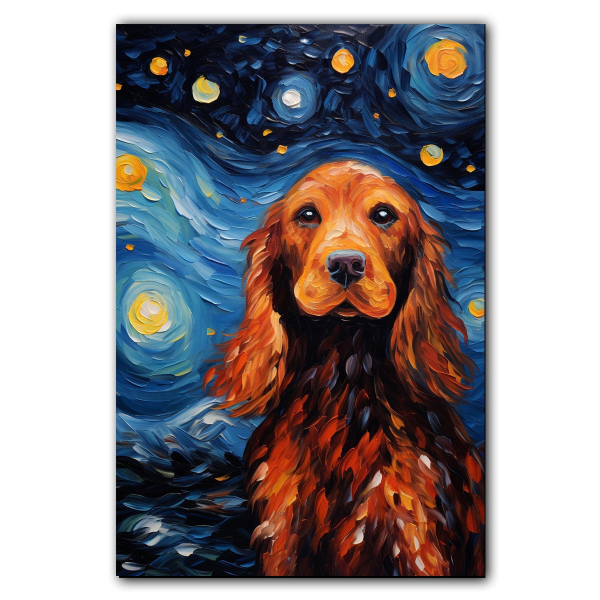 Cocker Spaniel Canvas,Dog Wall Art,Colorful Canvas Wall Art For Living ...