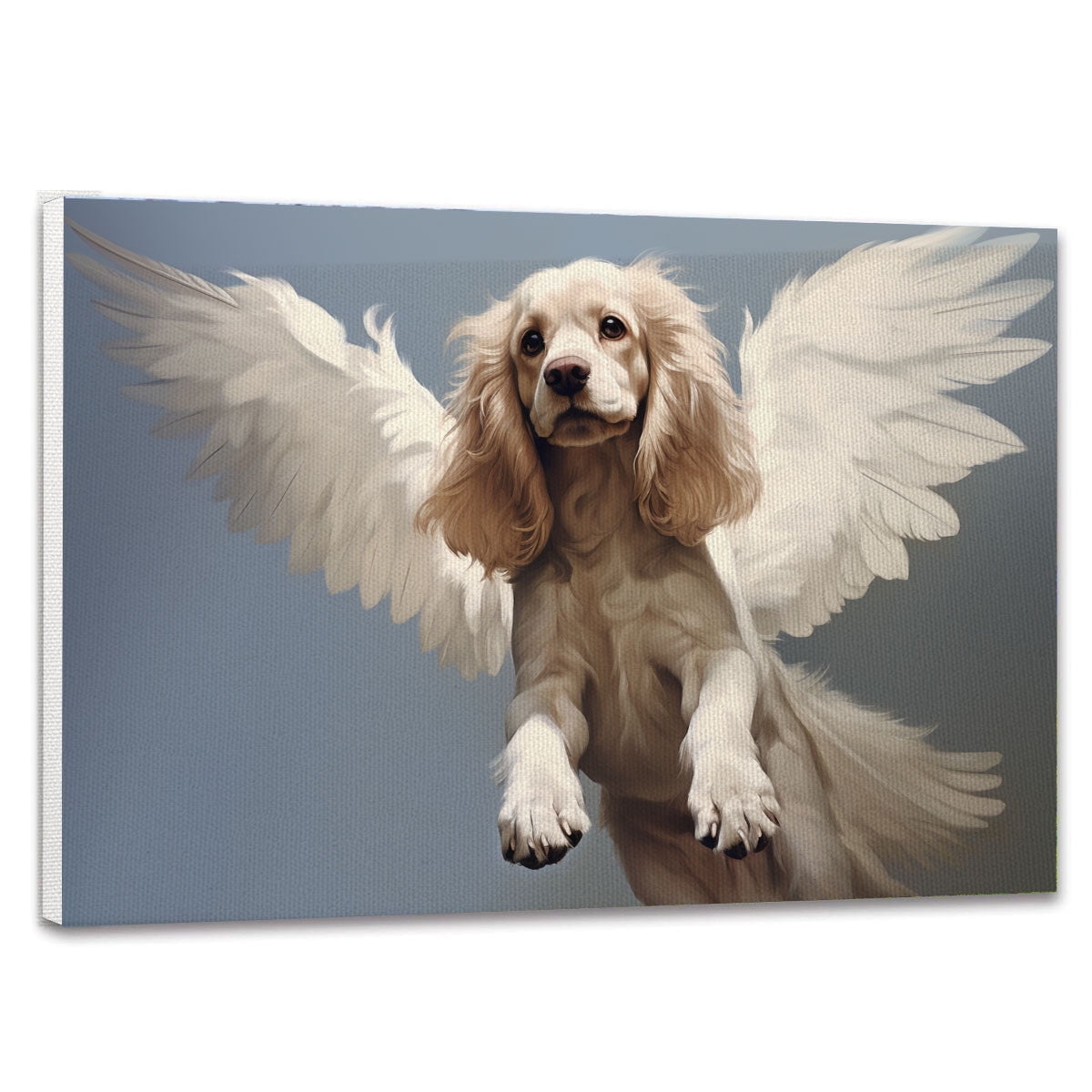 Cocker Spaniel Dog Memorial Gifts - Waiting At The Door Canvas - Dog ...