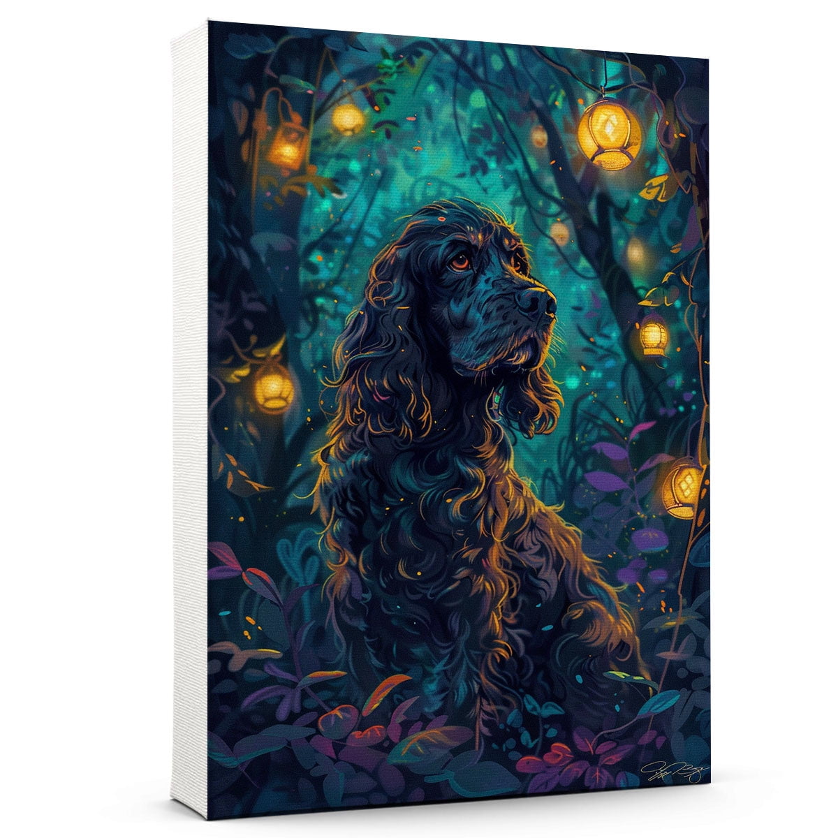 Cocker Spaniel Dog Poster Unframe Wall Art & Decor , Cocker Spaniel Dog ...