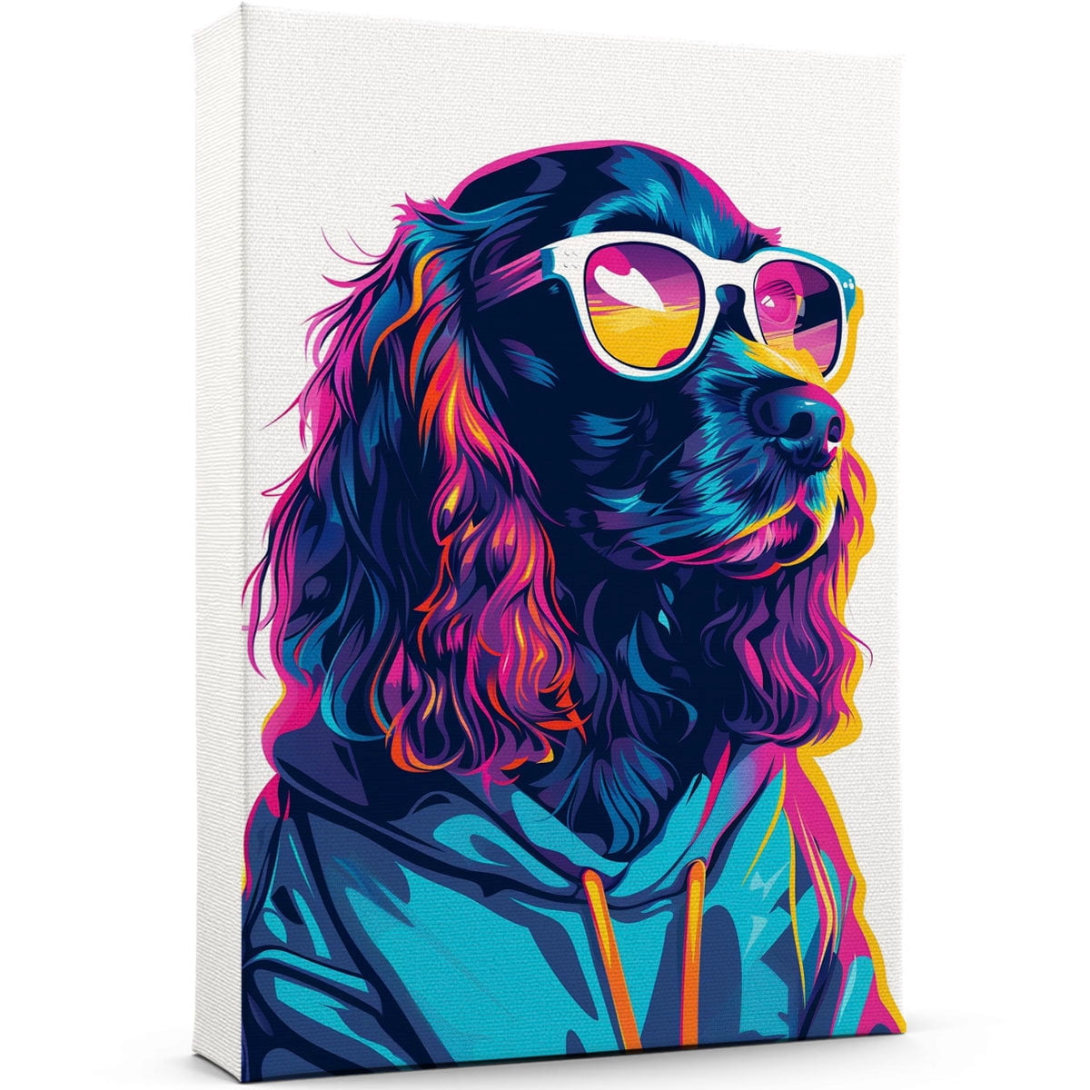 Cocker Spaniel Dog Wall Art Cute Animal Decor for Kid's Bedroom, Home ...